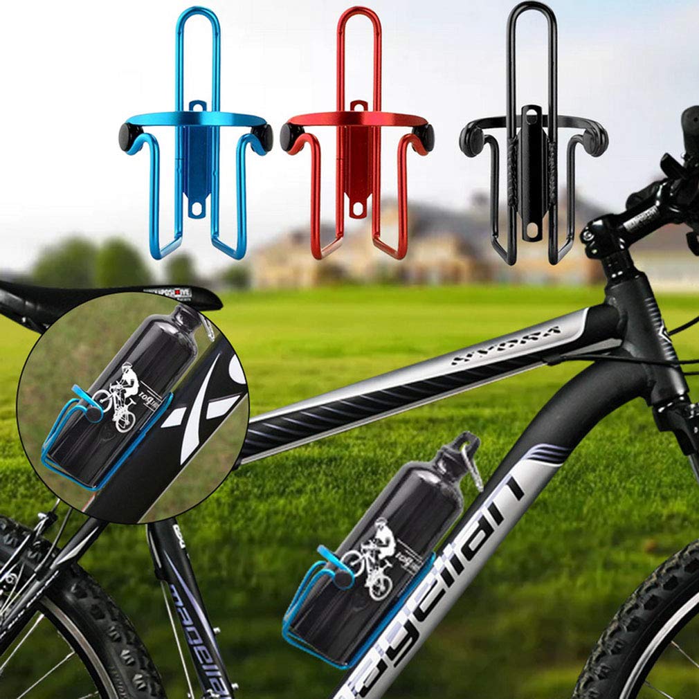 GOADAFOO 2Pack Bike Water Bottle Holder Bike Accessories for Adult Bikes Lightweight Bicycle Cup Holder Cage(Black)…