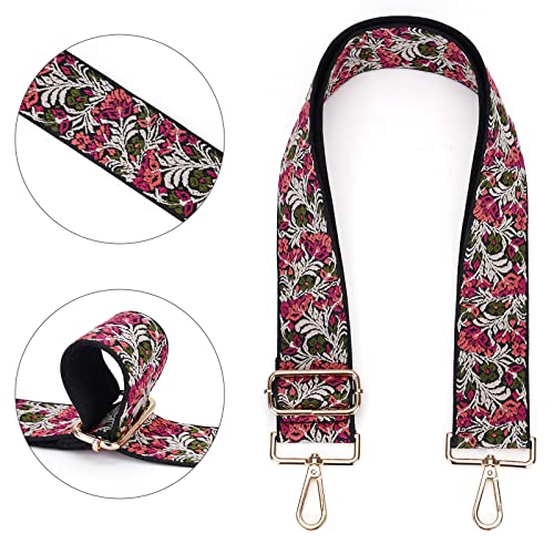 HKCLUF Wide Purse Strap Women Guitar Strap Purse For Women Adjustable Replacement Straps for Handbags Crossbody Shoulder Bucket Bag Replacement Belt