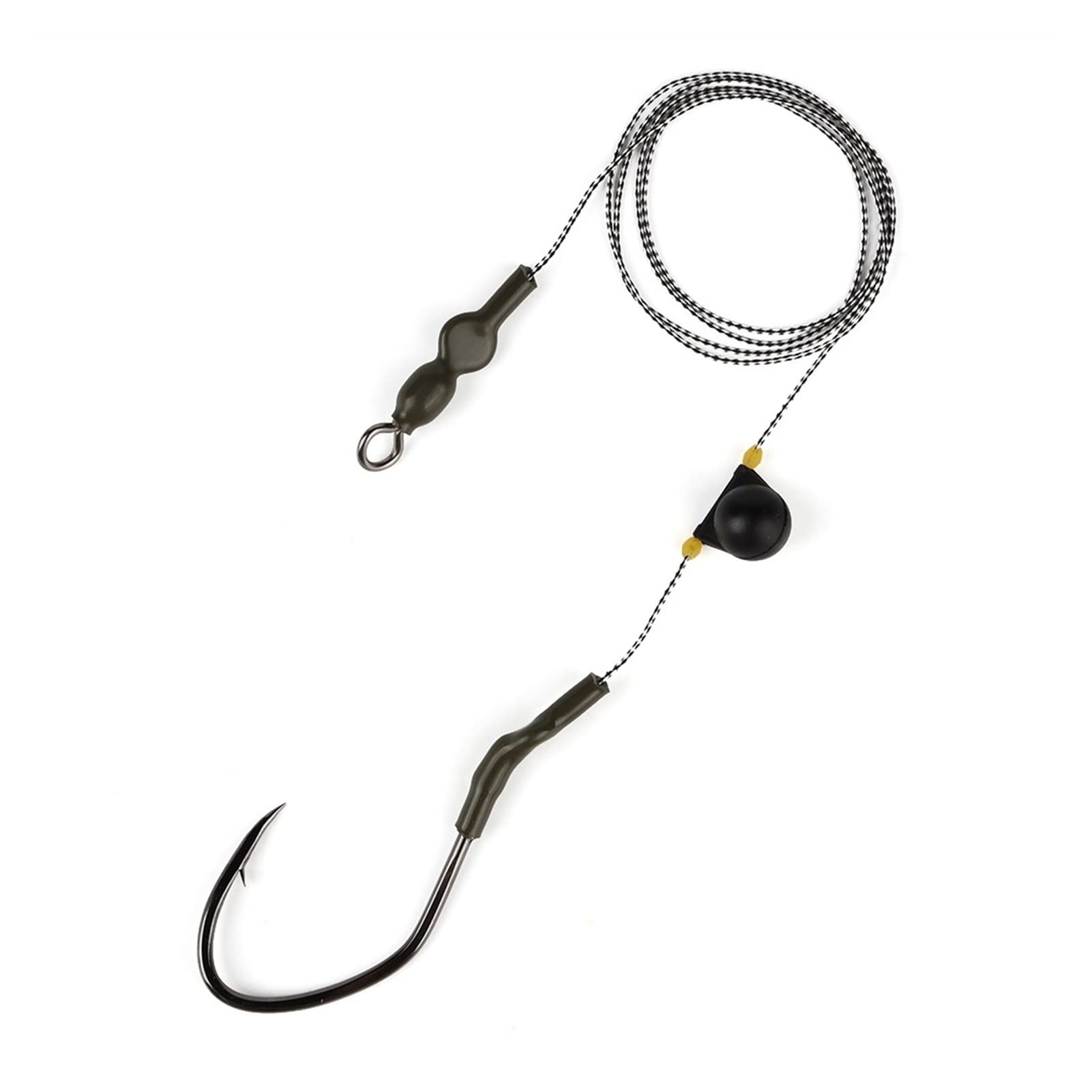 GRFIT Fishing Pliers 2 Pcs Fishing Hook Catfish Rig 8/0# High Carbon Steel Barbed Sharp Catfish Hook Wide Gap Fishing Accessories Fishing Tackle Fishing Quick Knot Tool