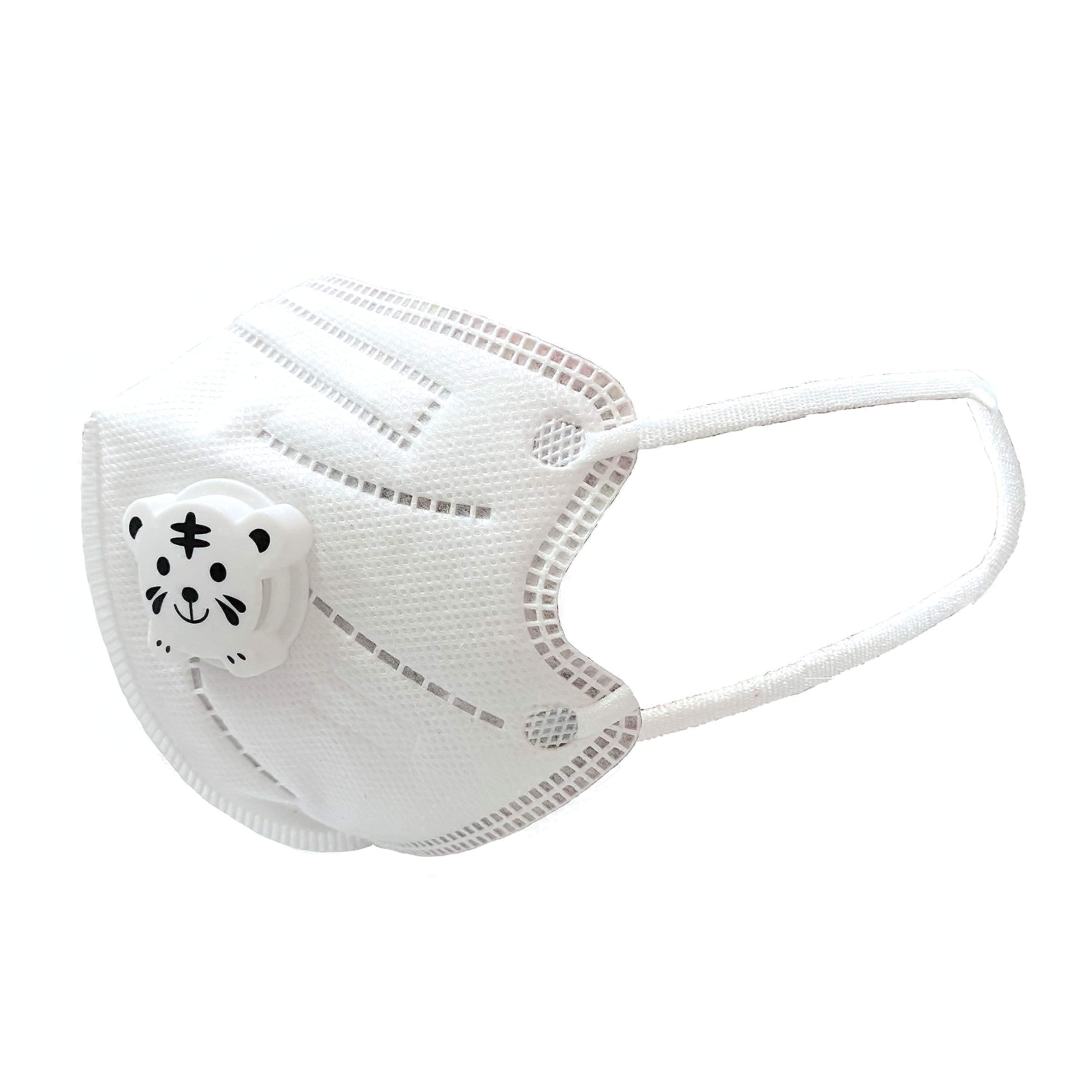 G-BOX Children's 5-Layer Particulate Respirator with Exhalation Valve (25 pcs, Individually Wrapped) (Plain White)
