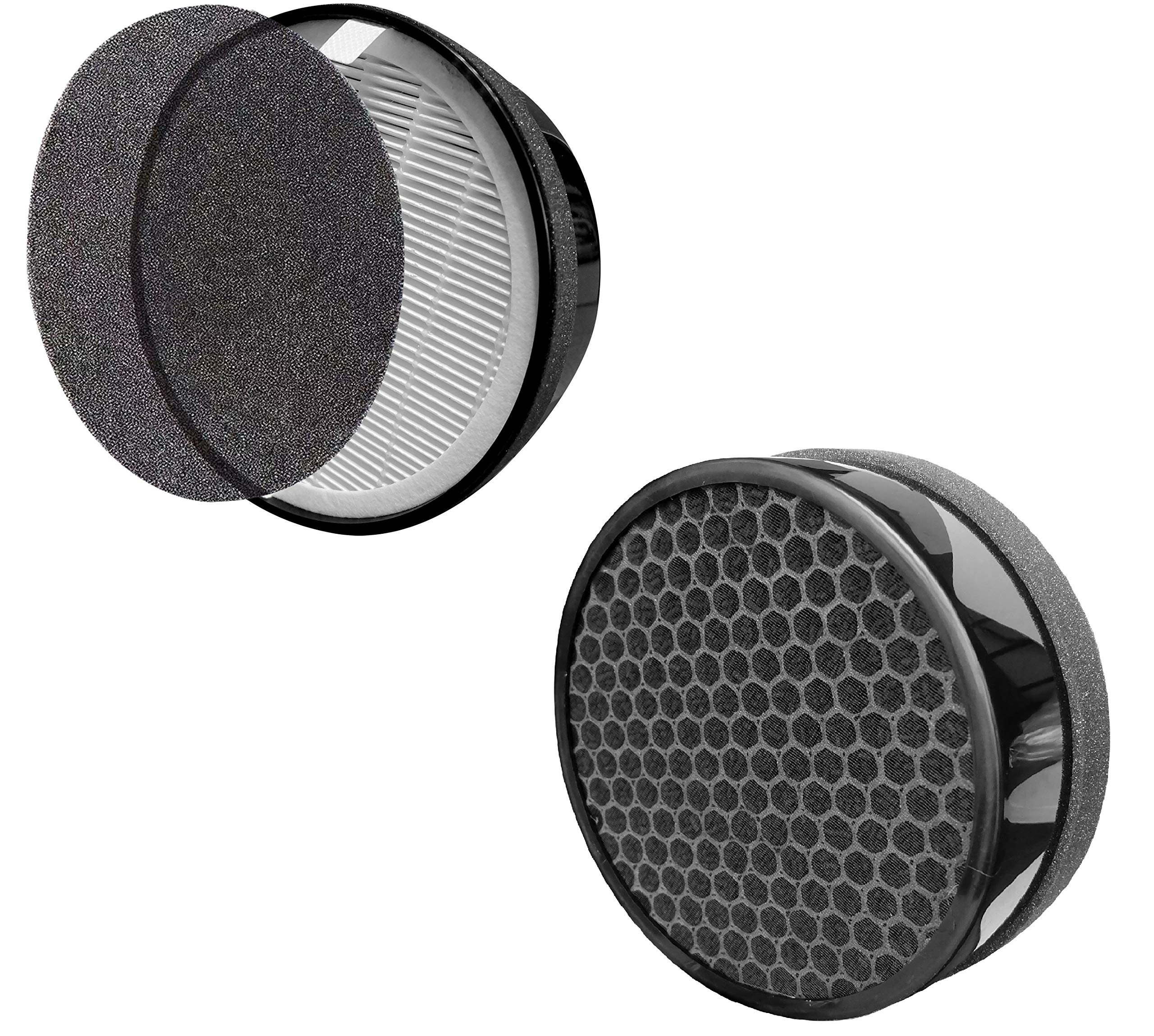 Flintar MD1-0039 H13 Grade True HEPA Replacement Filter Cartridge, Compatible with Vornado Air Purifier CYLO50, CYLO51, and QUBE50, Part # MD1-0039, 2-Pack