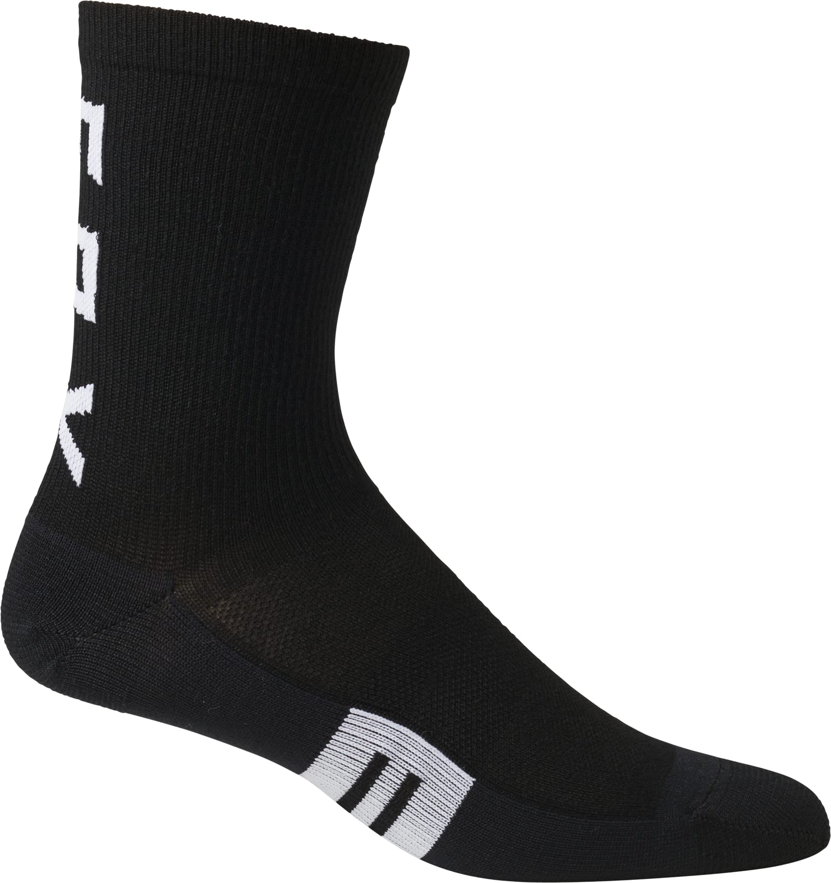 Fox Racing Men's Standard 6" Flexair Merino Sock, Black, Large/X-Large