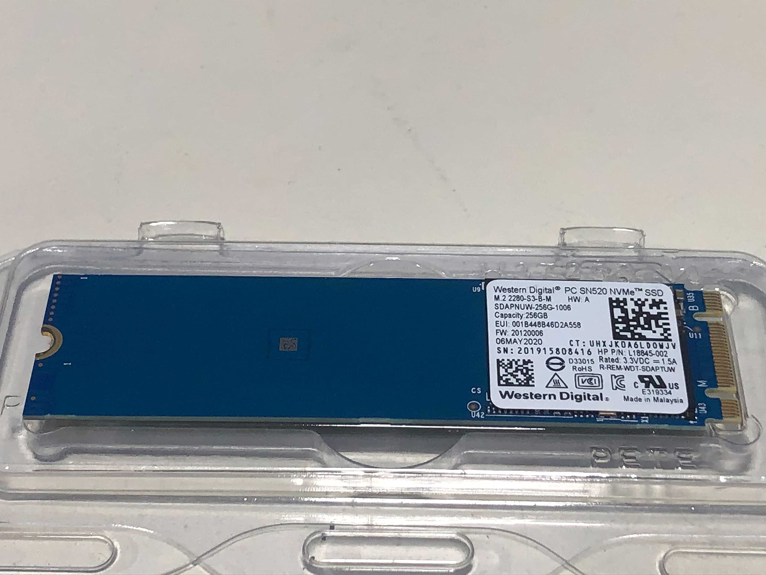 FMB-I Compatible with SDAPNUW-256G-1006 Replacement for Western Digital 256gb TLC Pci Solid State Drive 15M-CN0012DX