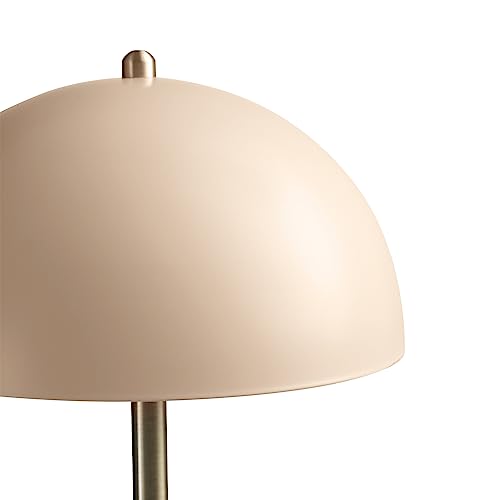 Globe Electric 52332 15" Desk Lamp, Matte Pink, Matte Brass Accents, in-Line On/Off Rocker Switch