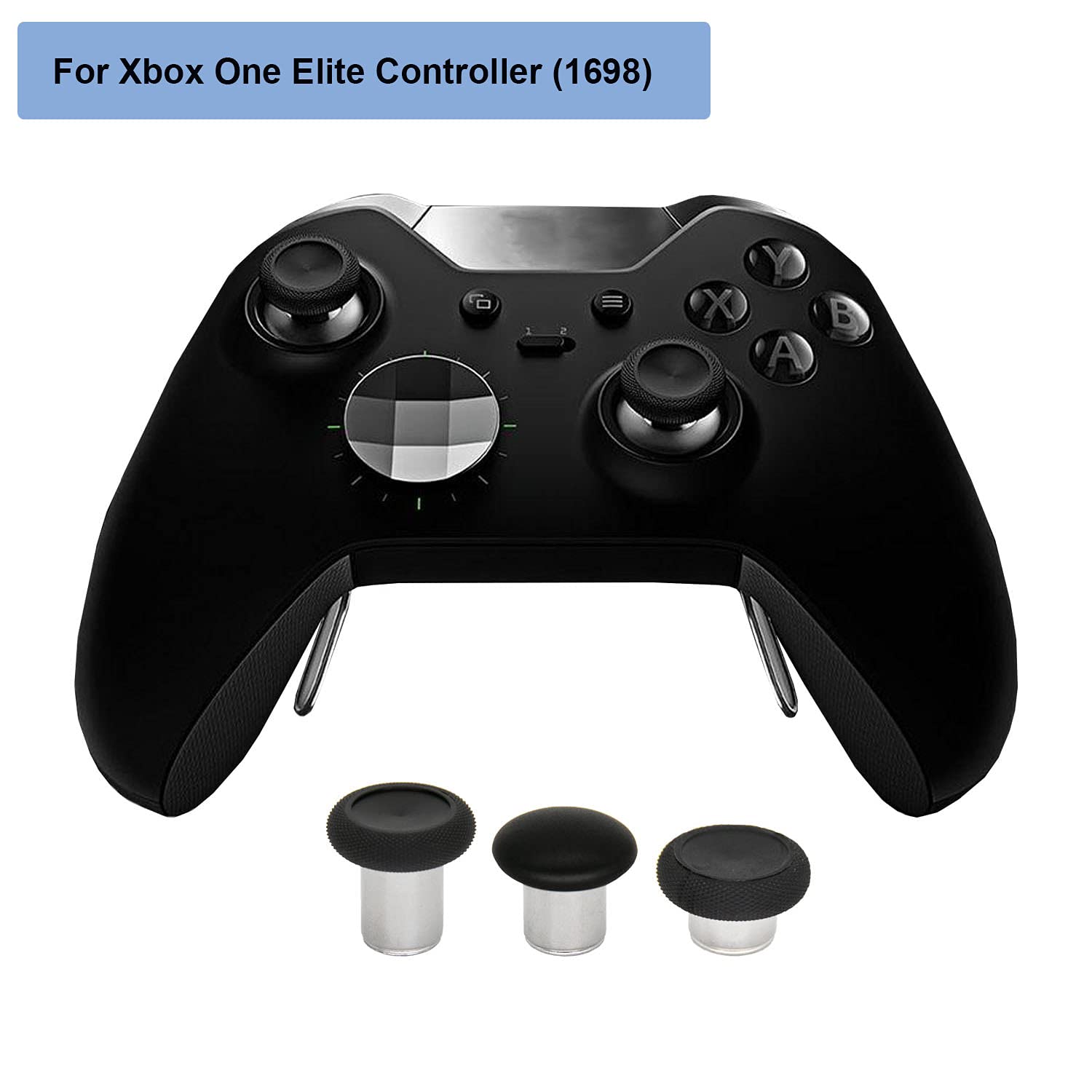 for Xbox Elite Controller Thumbsticks Joysticks Buttons Replacement for Xbox One Elite Controller (Model 1698) - Red