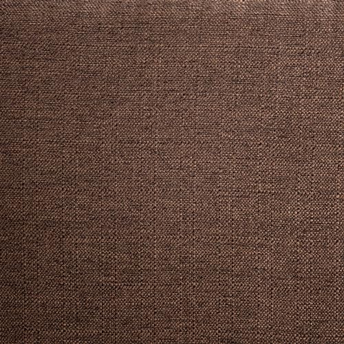 Flash Furniture Prescott Traditional Style Slim Push Back Chair-Wingback Recliner with Polyester Fabric Upholstery-Accent Nail Trim, Set of 1, Brown