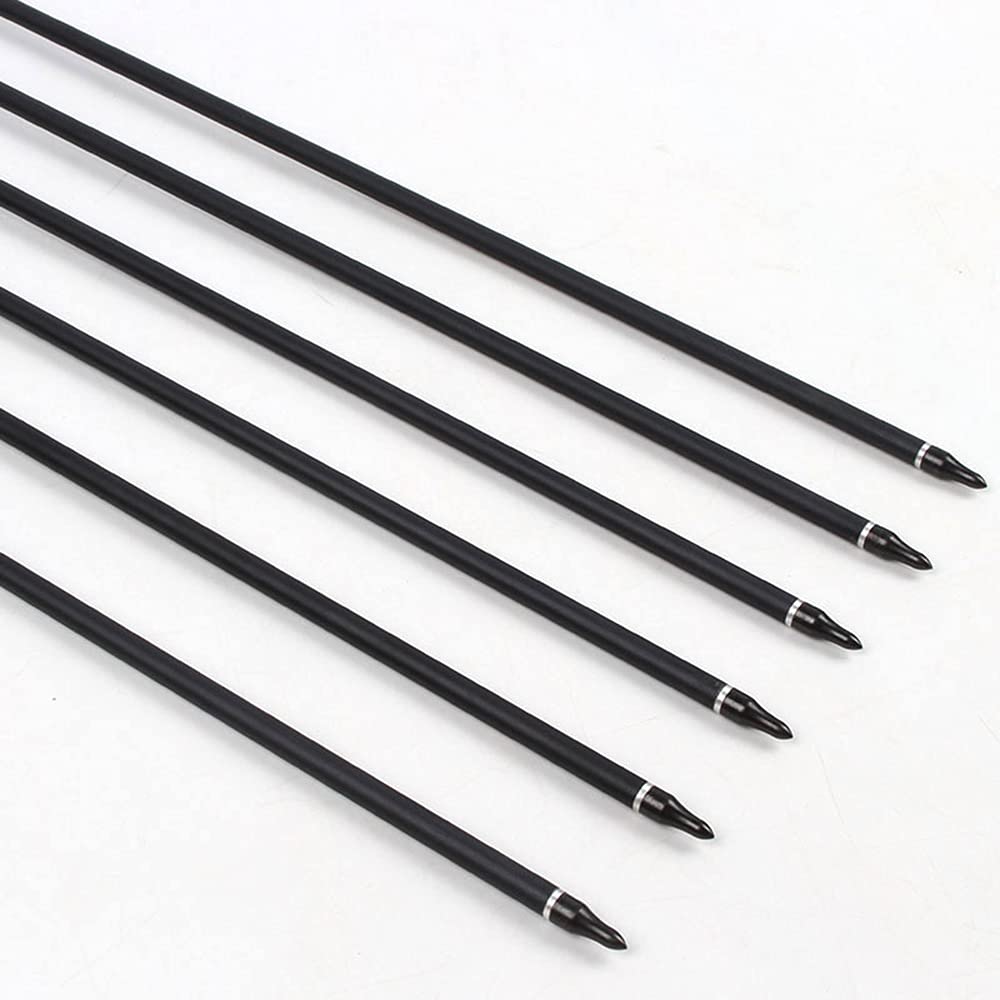 Gpoizmo 30 Inch Carbon Fiber Hunting Archery Arrows Target for Compound Bows& Recurve Bows with Removable Tips to Improve Practice Tips for Arrows