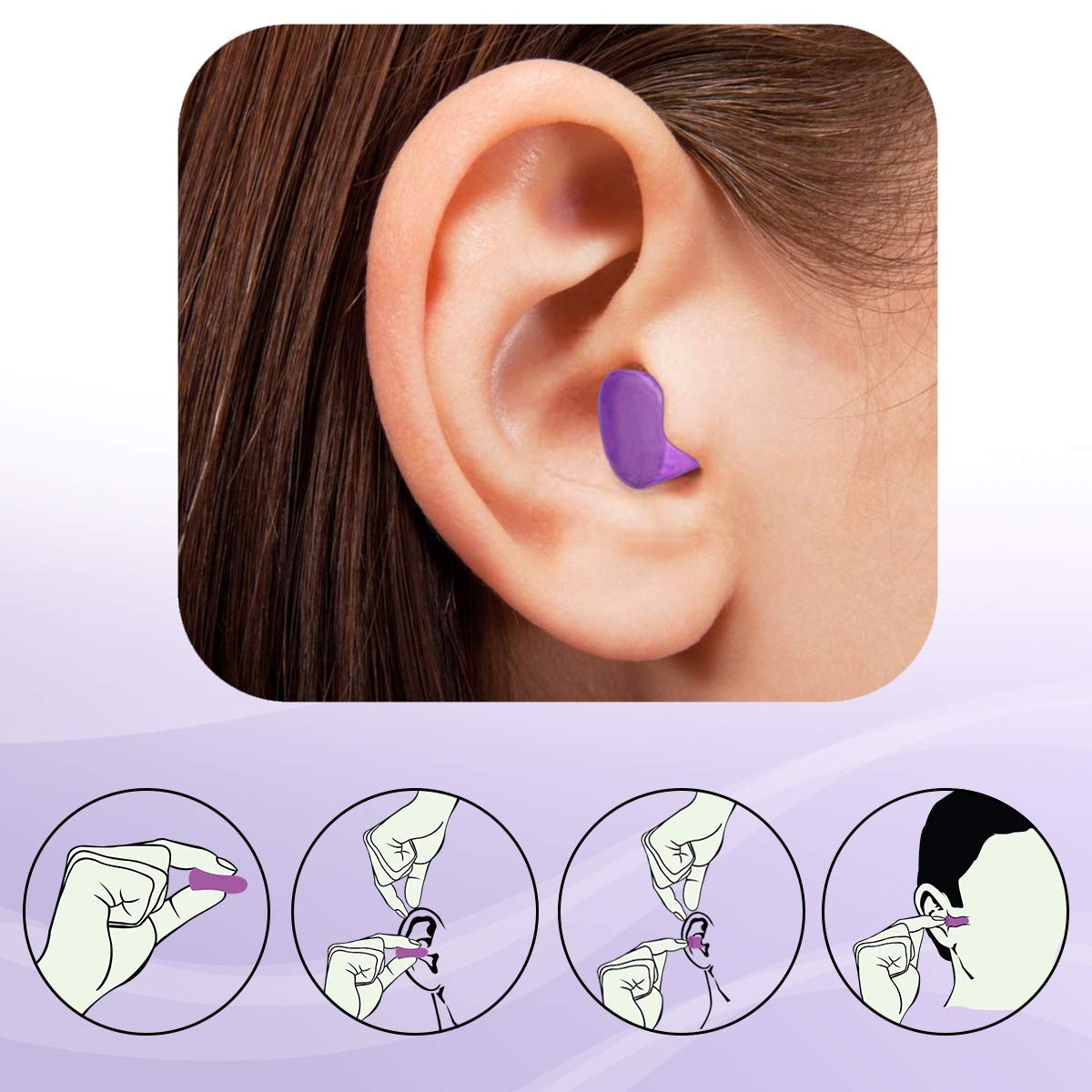 MOLDEX Soft Foam Earplugs 40 Pairs Ear Plugs for Sleeping, Snoring, Work, Travel, Shooting - 33dB Highest NRR Made in USA