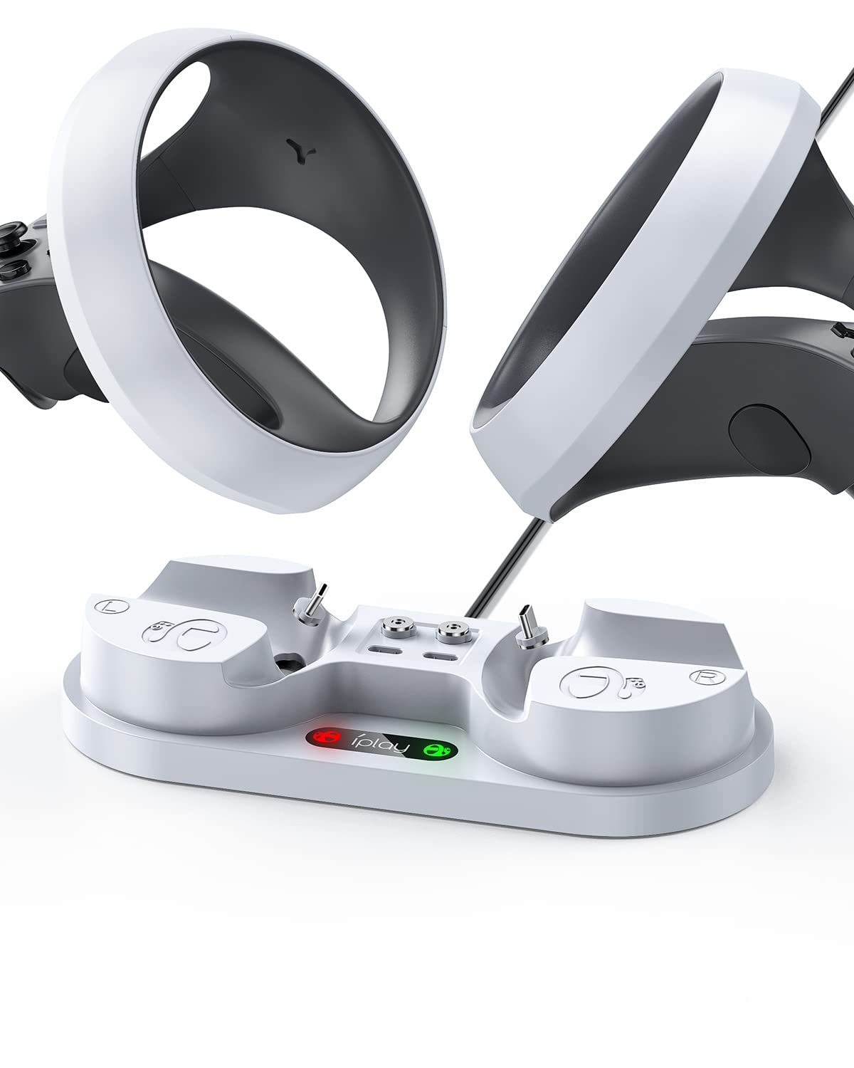 Intoval Charging Station for PlayStation VR2 Sense Controllers, PS VR2 Sense Controller Charging Station.