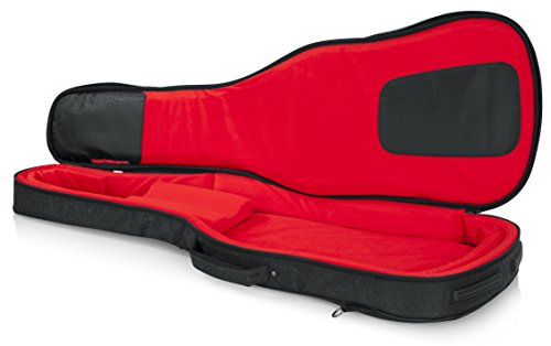 Gator Cases Transit Series Electric Guitar Gig Bag; Charcoal Black Exterior (GT-ELECTRIC-BLK)