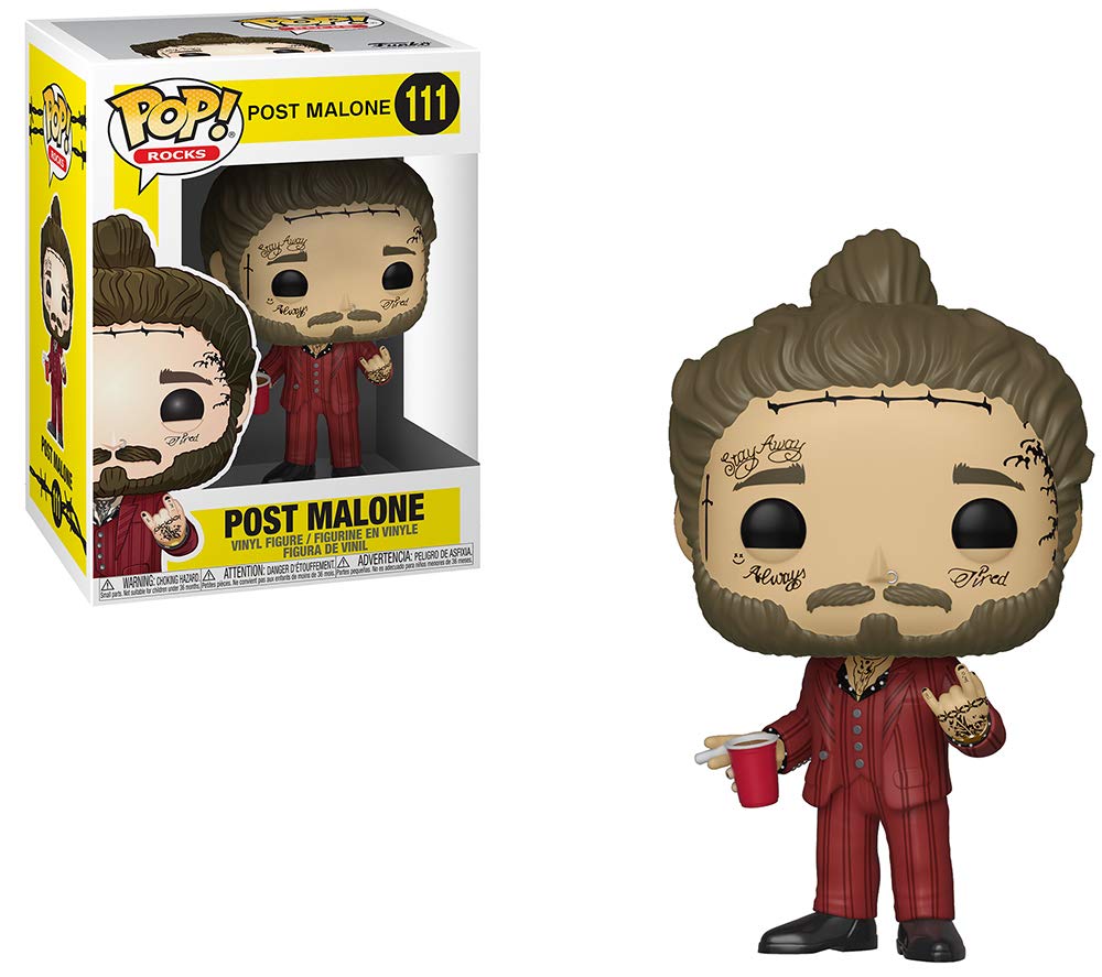 Funko Pop! Rocks: Post Malone - Post Malone includes Collectible Figure, Multicolor