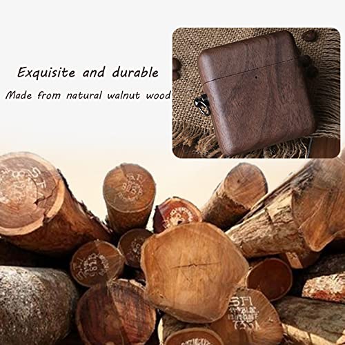 for Bose QuietComfort II Case,Fashion Premium Walnut Wood Business Cover for Bose QuietComfort II