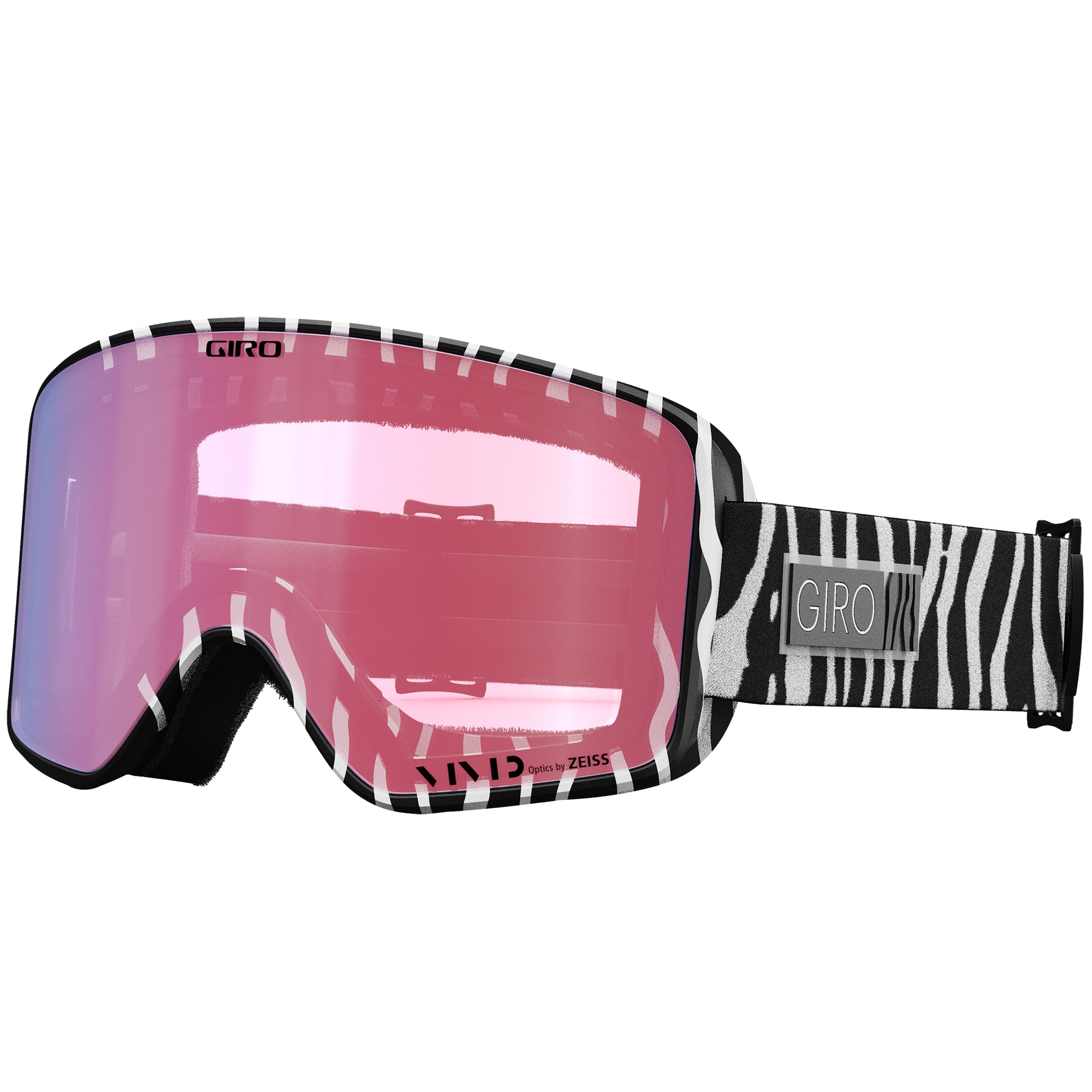 Giro Method Ski Goggles - Snowboard Goggles for Men & Women - Black Limitless Strap with Vivid Smoke/Vivid Infrared Lenses