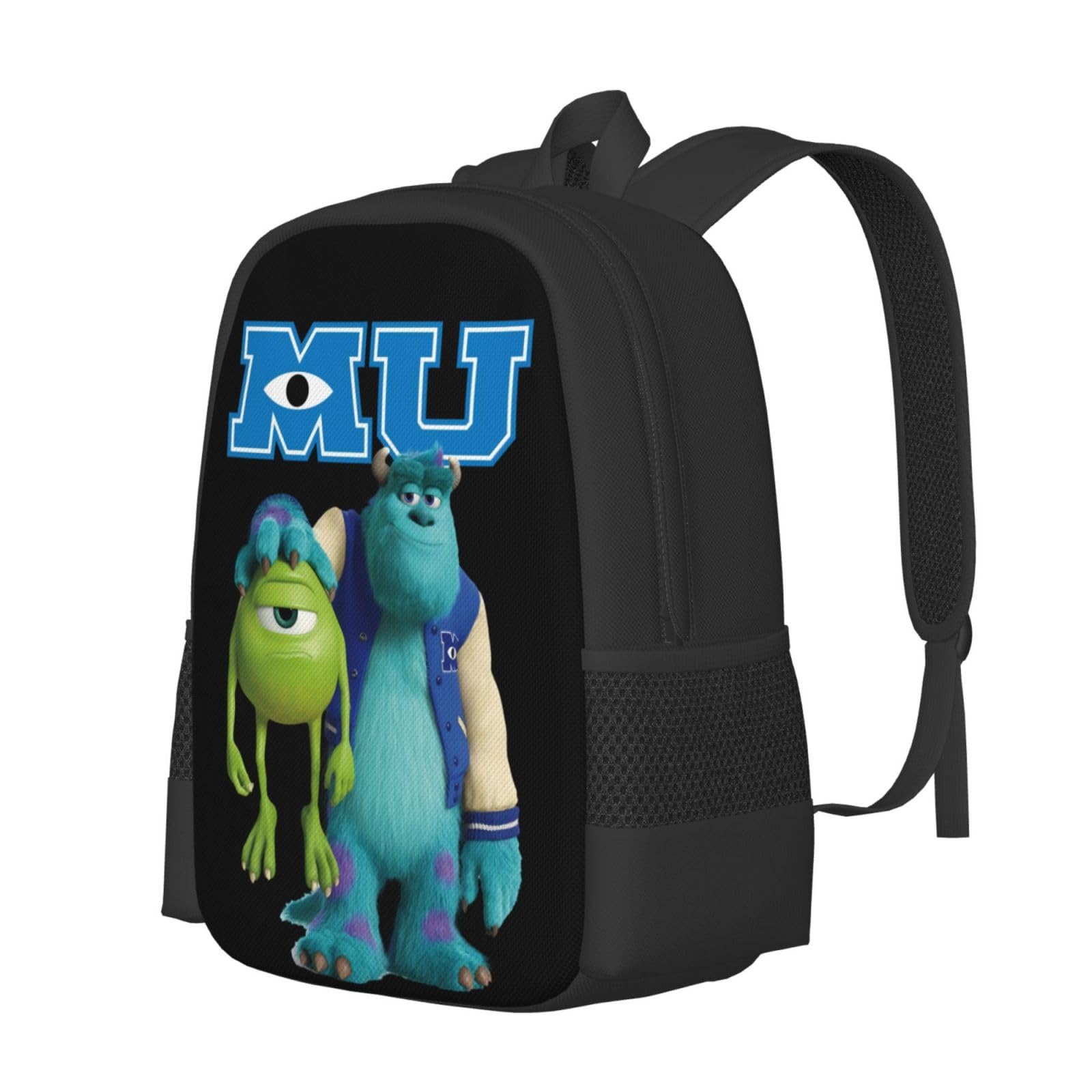 GLGFAS Monsters Anime Inc Backpack Large Capacity Leisure Travel Backpack Book Bag Outgoing Daypack 12.5x5.5x16.5 inch