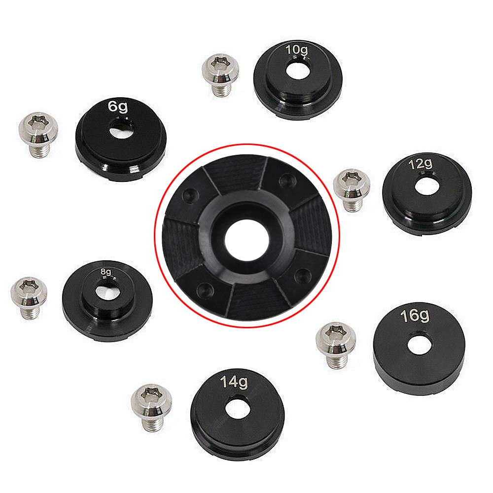 Golf Weights for Ping G 30 Driver Head Fairway Hybrid Clubs with Screw,6g 8g 10g 12g 14g 16g LS SF TEC 5# 3# FW Accessory (1 Pc x 6g)