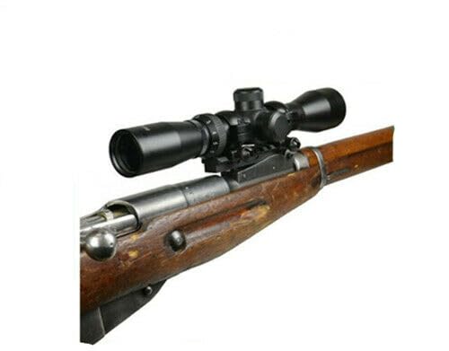 GOTICAL Mosin Nagant 2-7x32 Long Eye Relief Scope + M44 M91 30 Scout Mount, Durbale (Combo of 2 - Scope & Scope Rail)
