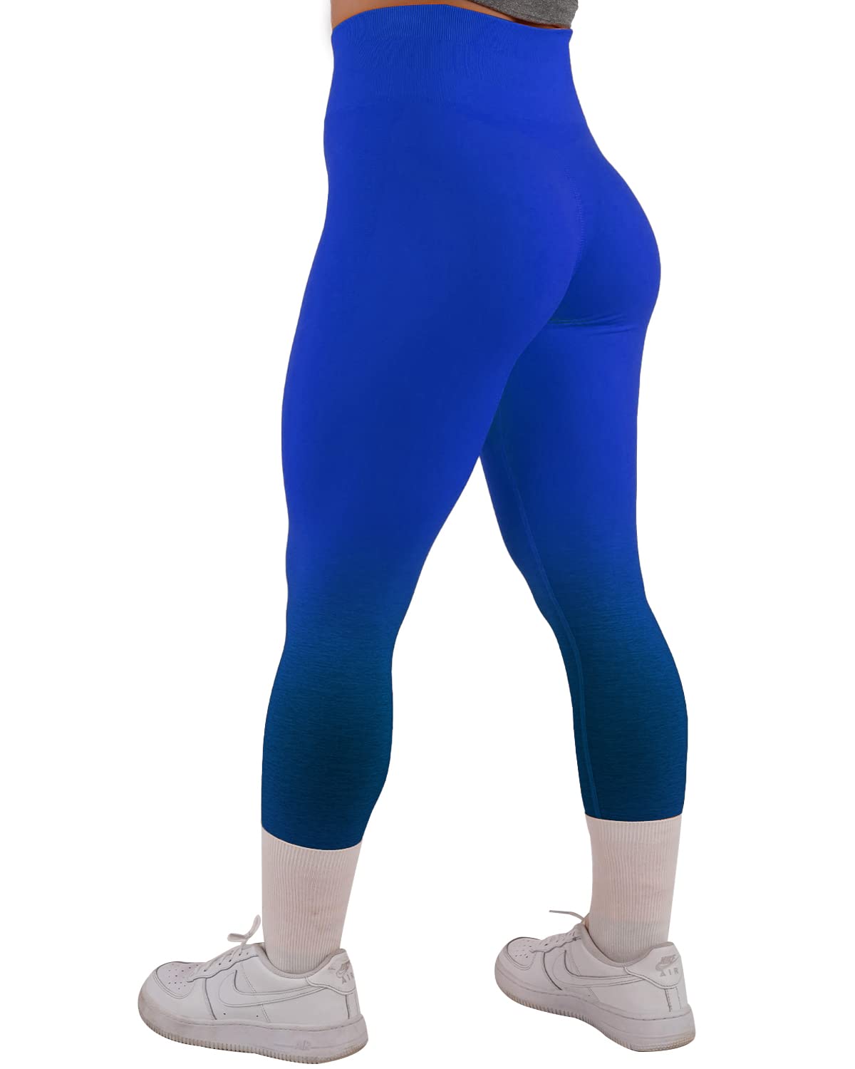 Gruafi High Waist Scrunch Butt Workout Leggings for Women Gym Seamless Compression Tummy Control Yoga Pants