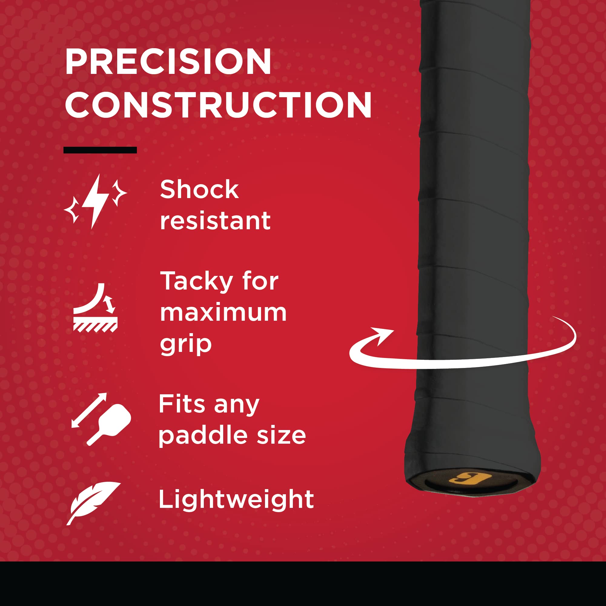 Gamma Supreme Power Overgrip, Black