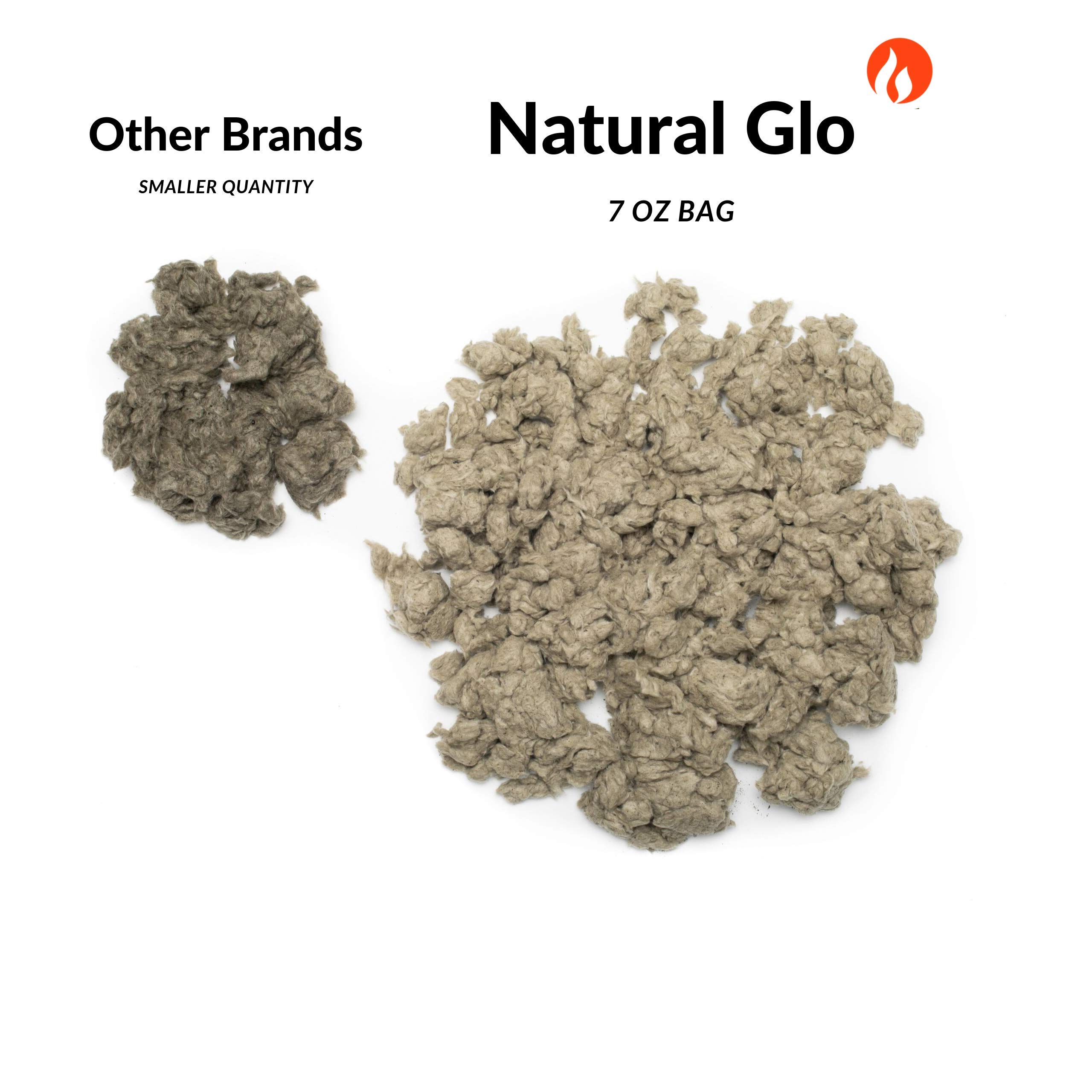Gas Fireplace Embers | Rock Wool Glowing Embers for Gas Log Fireplace (7 Oz)