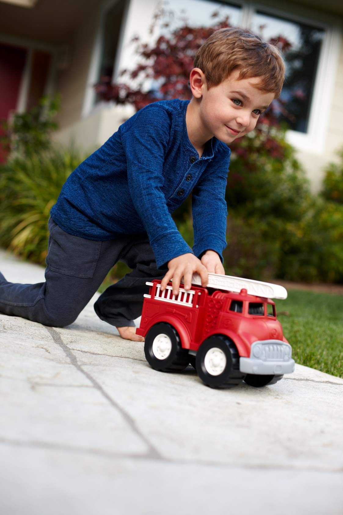 Green Toys Fire Truck - CB2