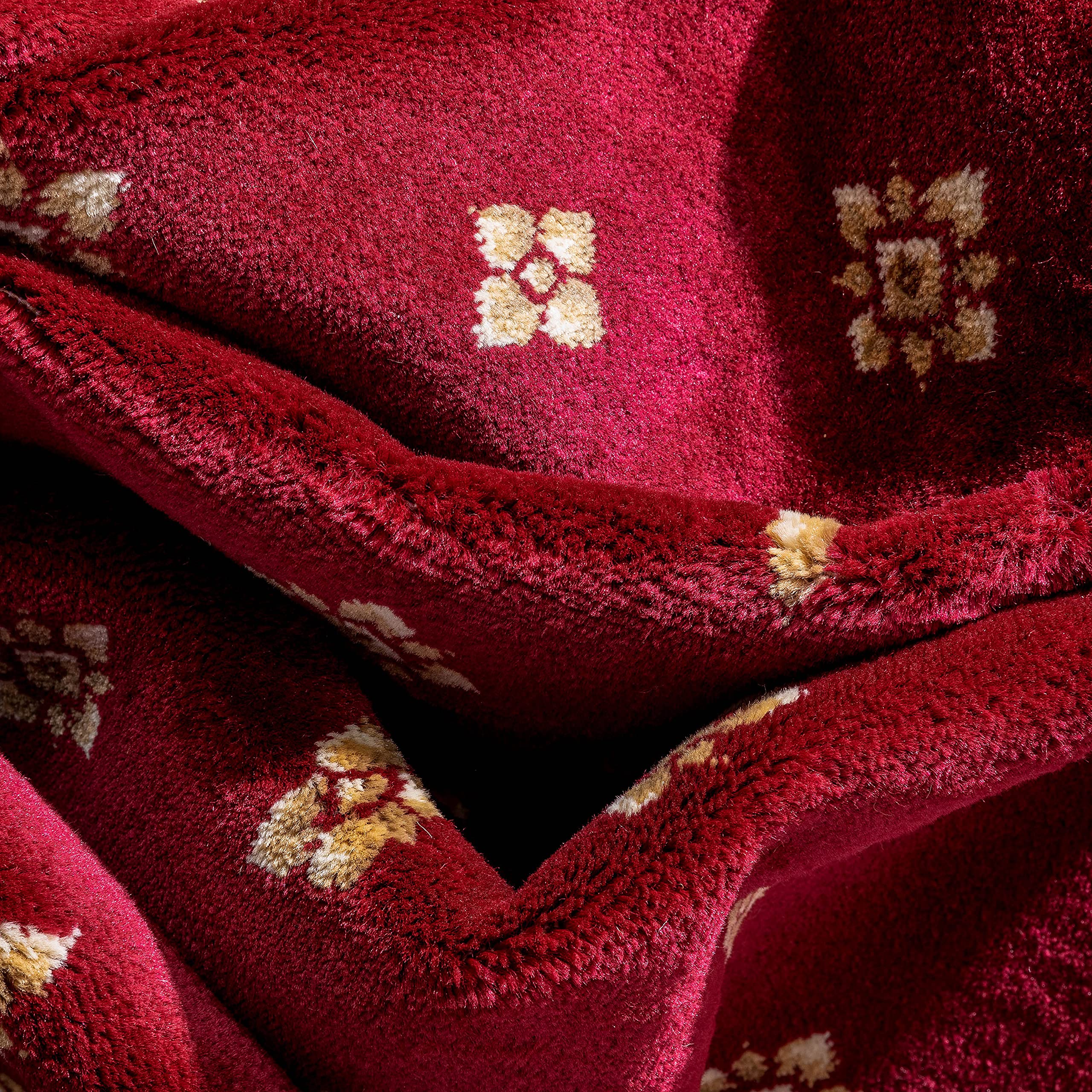 Well Woven Barclay Hudson Terrace Red Traditional Area Rug 5'3" X 7'3"