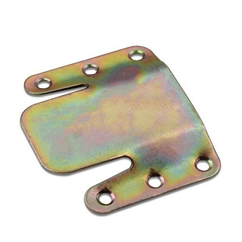 GOZOLA Gizhome 4 Pack/2 Pairs Universal Sectional Connector Brackets, Non Sliding Sofa Fastener for Sectionals Pieces, ColorĀ Zinc-Plated