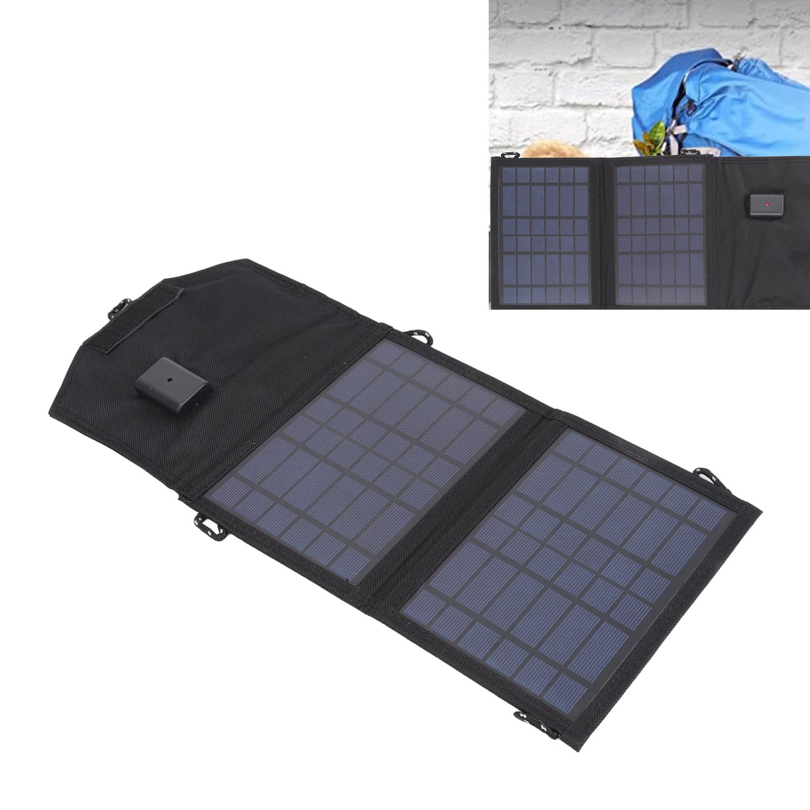 Foldable Solar Charger Kit Mobile Phone Power Panel 7W Portable 5V for Cell Phone Charger Power Battery Charger Solar Battery Chargers Charging Kits
