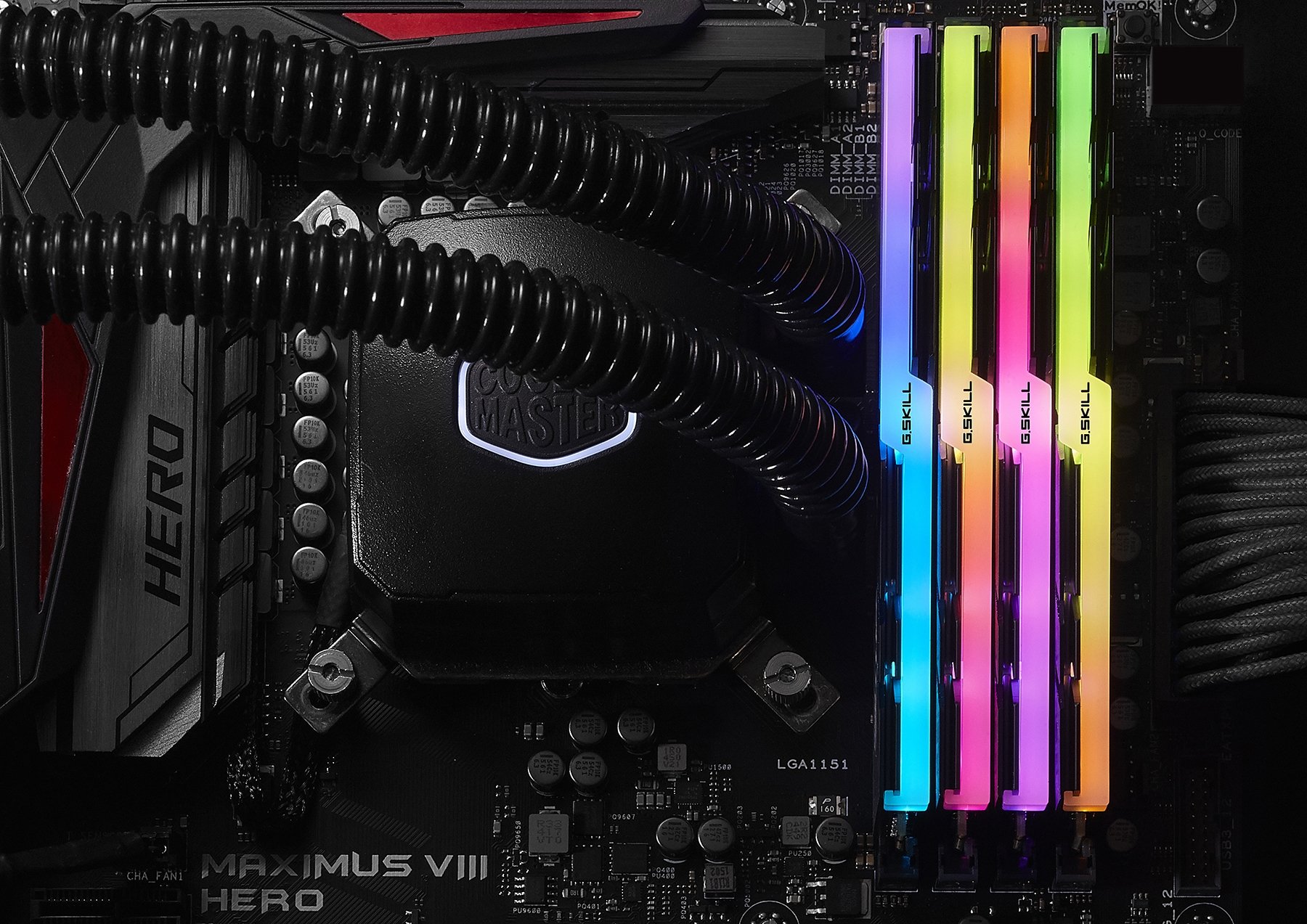 G.SKILL Trident Z RGB Series (Intel XMP) DDR4 RAM 32GB (4x8GB) 3200MT/s CL16-18-18-38 1.35V Desktop Computer Memory UDIMM (F4-3200C16Q-32GTZR)
