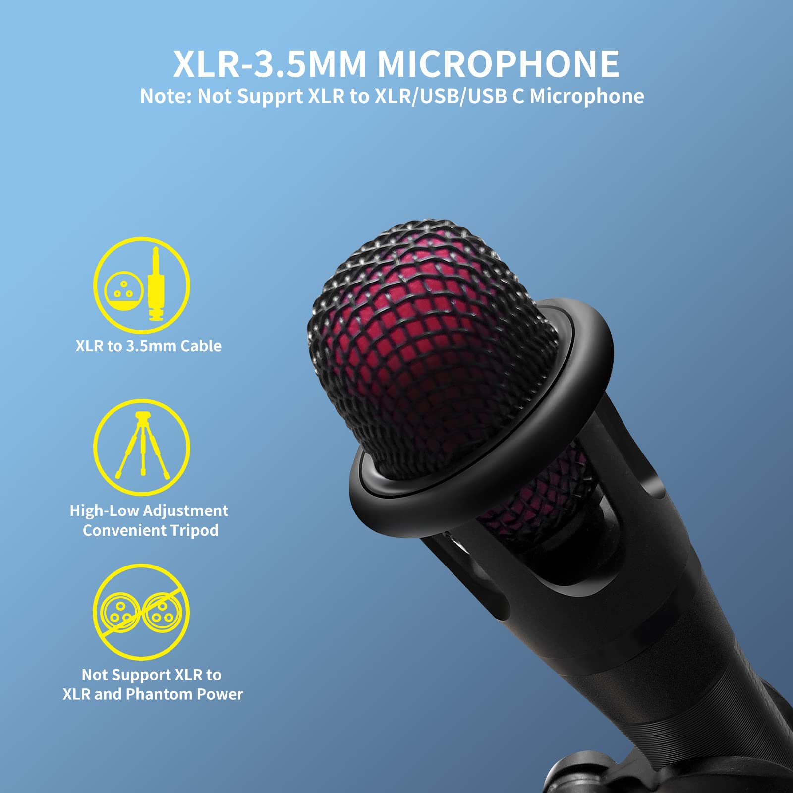 Hosabely Podcast Equipment Bundle, With Podcast Condenser Microphone and Stand, Voice Changer Sound Card with Multiple Sound Effects and LED Light,Sound Board for Streaming/Podcasting/Gaming/Recording