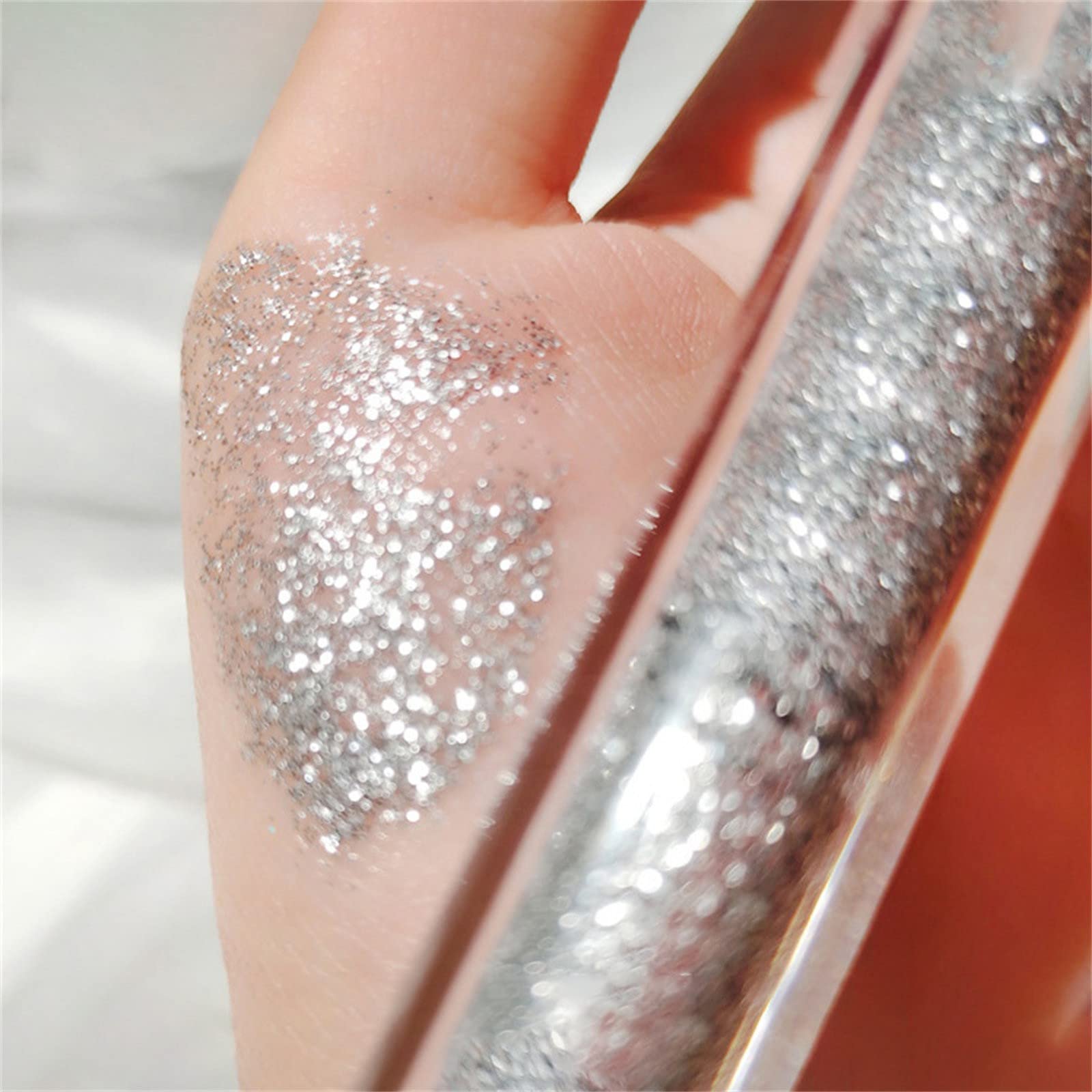 for Party Mascara 4D Diamond Mascara Waterproofs Shining Sparkling and Eyelash Glitter Thickening Lengthening Coat Top Mascara Makeup Products Under 5 Dollars (A, One Size)