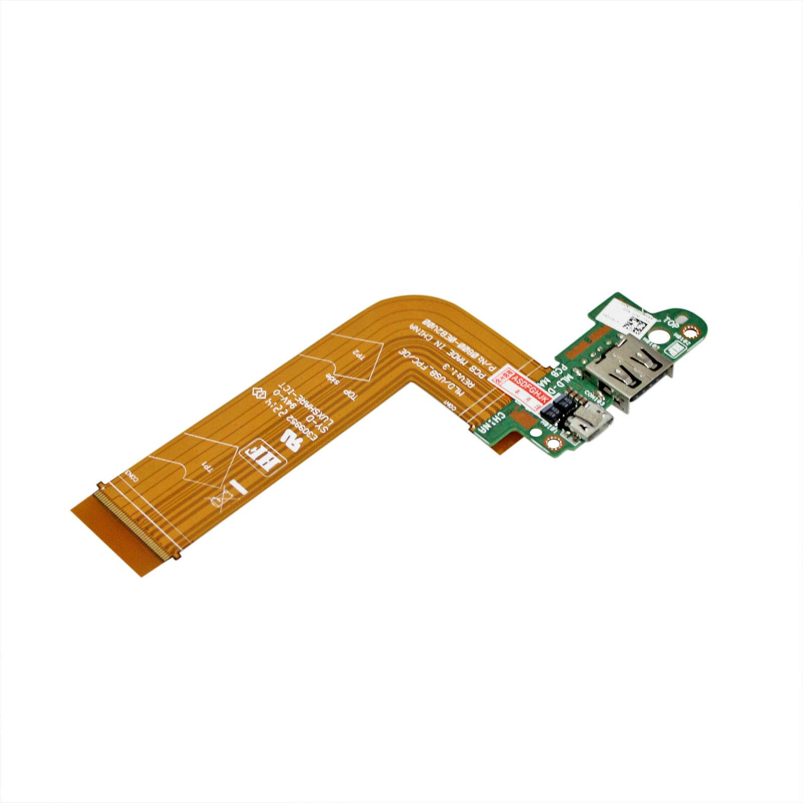 GinTai MLD-DB-USB Charge Charging Port PCB Board Replacement for Dell Venue 11 PRO T06G 5130 Tablet