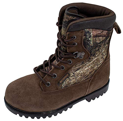 FROGG TOGGS boys Boy's Waterproof Winchester Rascal Boy s Lace Up Boot, Brown Realtree Edge, 1 US