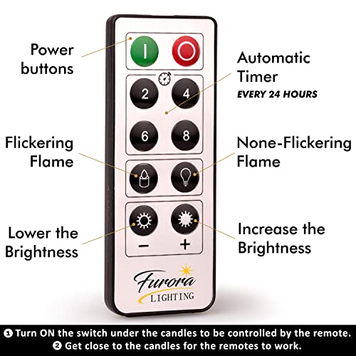 Furora LIGHTING Pink Real Wax Flameless Candles with Remote and Timer, 4 Pillars and 4 Votives Pack of 8, LED Flickering Candles for Home Décor, Battery Included
