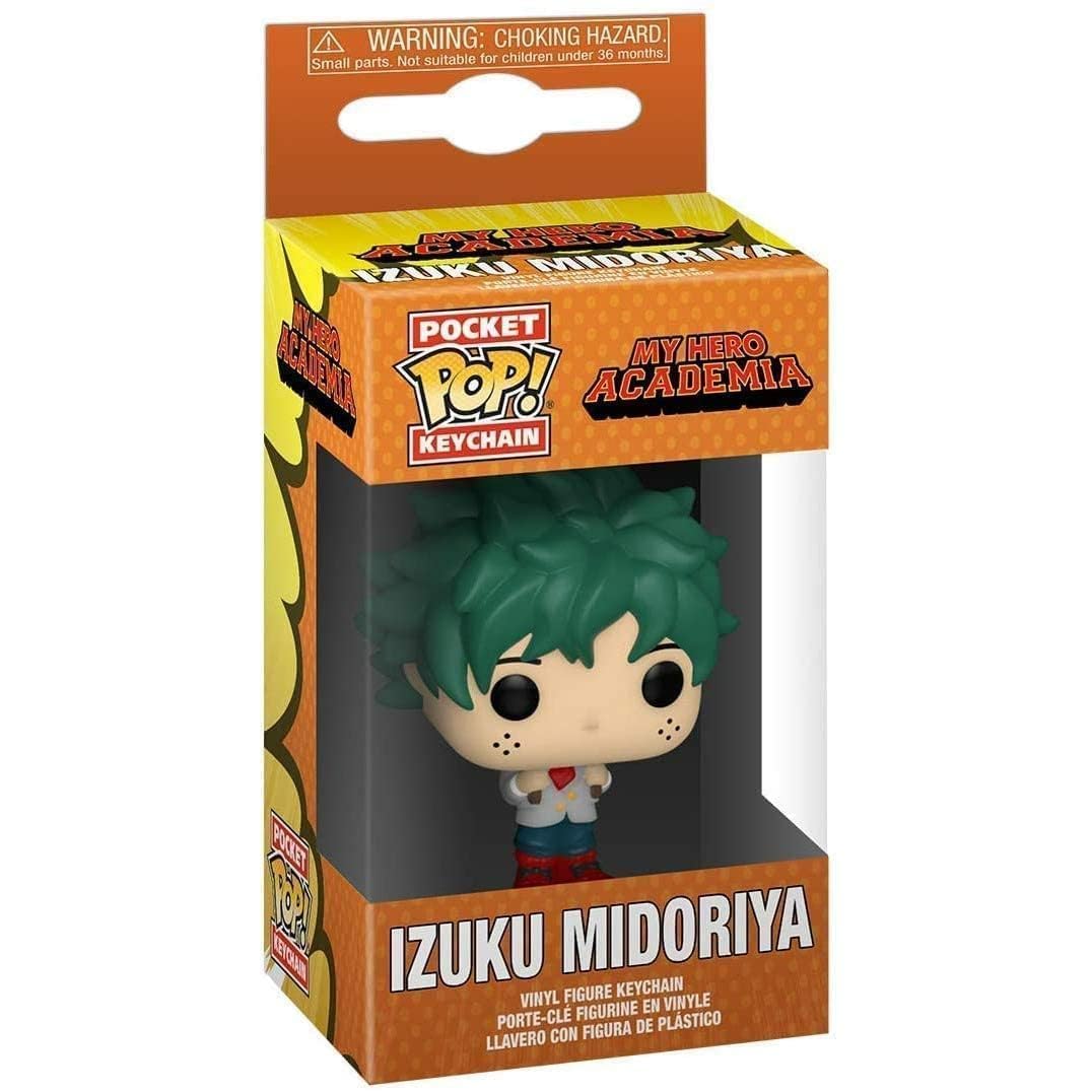 Funko Pop! Keychain: My Hero Academia - Deku in School Uniform, Multicolor, 2 inches
