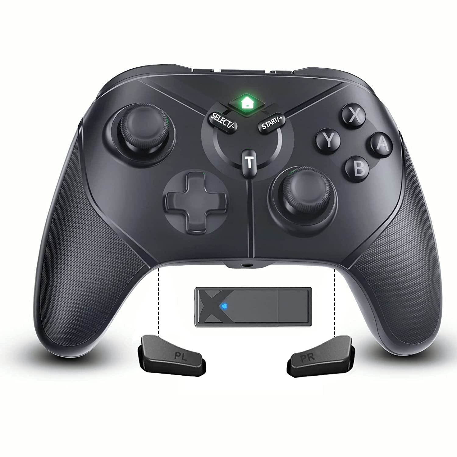 Gamrombo Wireless Controller for Xbox One, X/S(Black)