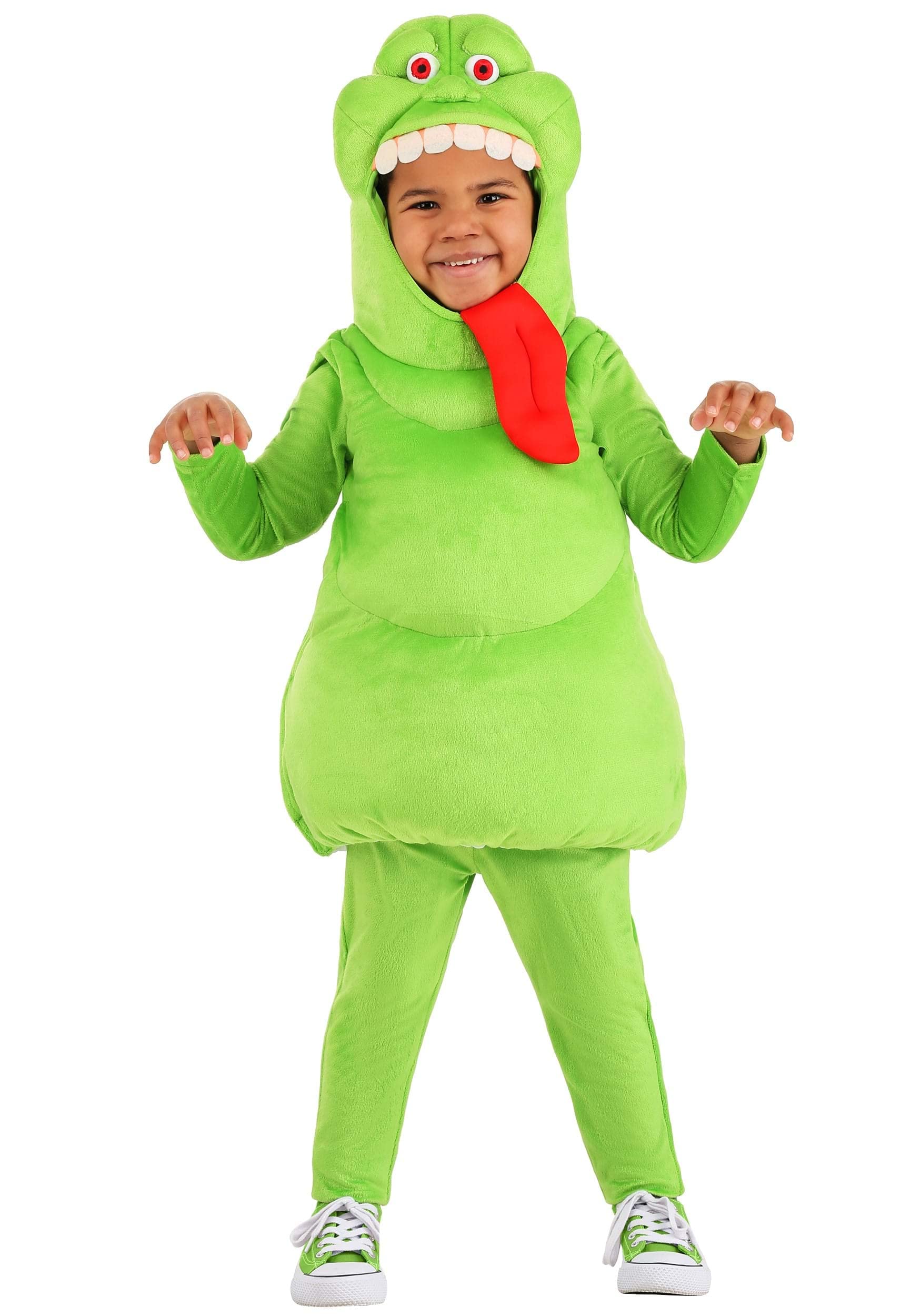 Fun Costumes Columbia Pictures Ghostbusters Slimer Dress for Toddlers, Ectoplasm Ghost Halloween Costume for boys and girls 2T