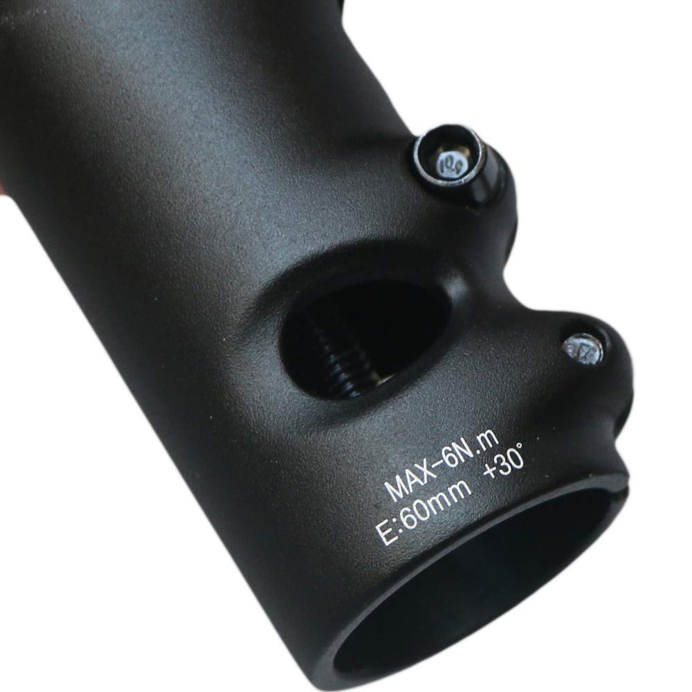 GANOPPER 31.8 Stem 60mm 30 Degree Riser Short Handlebar Stem for 31.8 Road Bike, MTB, BMX, Mountain Bicycle Part
