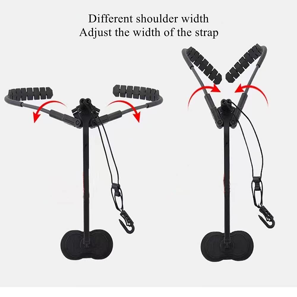 Generic Saxophone Shoulder Harness Aluminum Metal Sax Holder Comfortable Sax Neck Strap Hook for Saxophone for Horn Tenor Baritone Alto Sax Soprano Clarinet