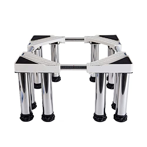 Fridge Stand Base, 12 Strong Legs High 20 Cm,Adjustable,Easy to Install Washer Stand, for Dryers and Refrigerators (3-5 Days Delivery)