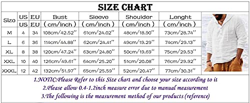 GDJGTA Tshirts for Men Autumn Hooded Tops Casual Solid Tee Shirt Long Sleeve Cotton Linen Shirt Pullover Blouse Hoodies (Black, XXL)