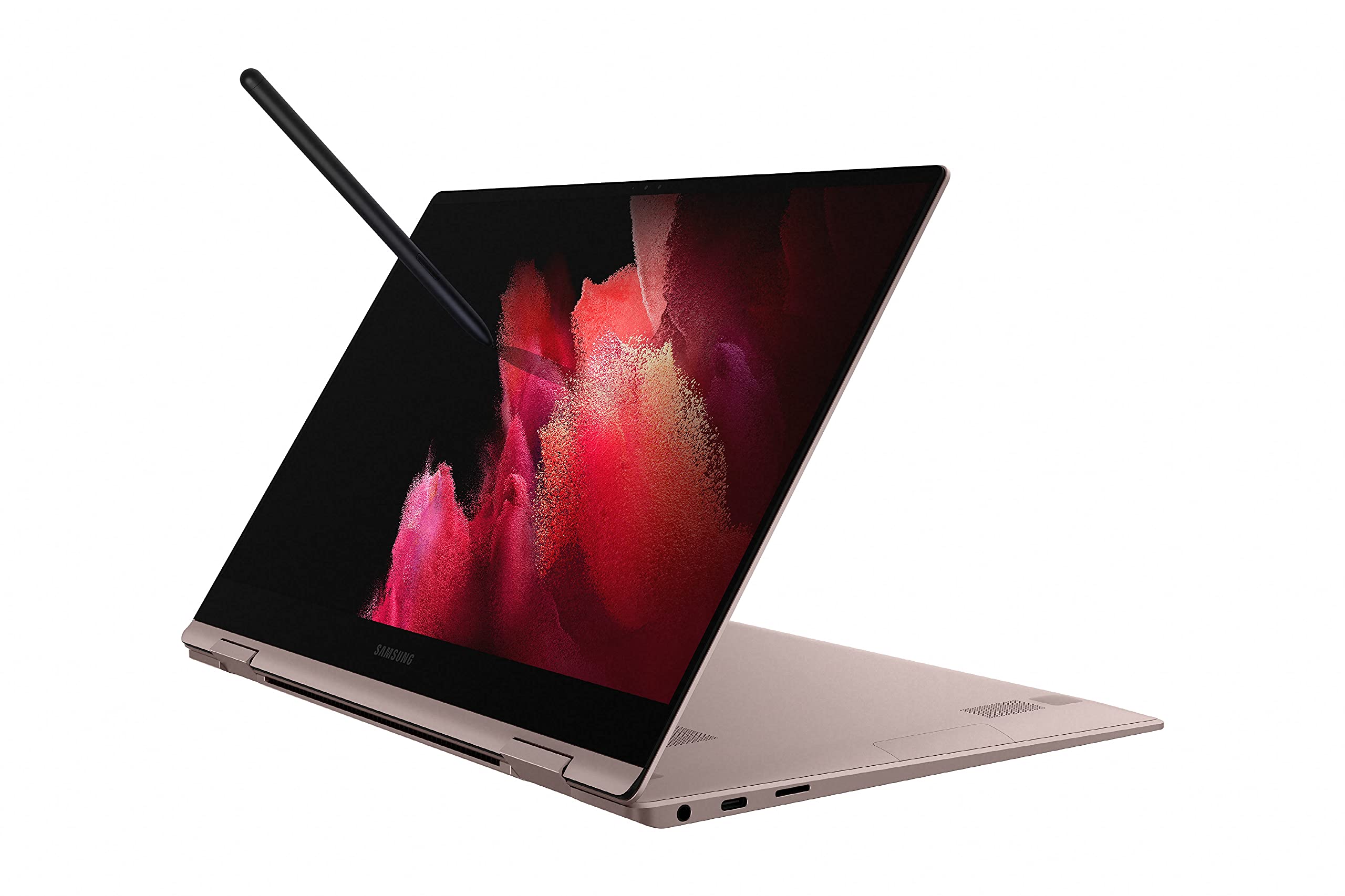 Galaxy Book Pro 360 15" 2-in-1 AMOLED Touch-Screen Laptop 11th Gen Intel Evo Core i7-1165G7 Stylus S-Pen + Best Notebook Stylus Pen Light Mystic Bronze (1TB SSD|16GB RAM|Win 11 PRO) (Renewed)