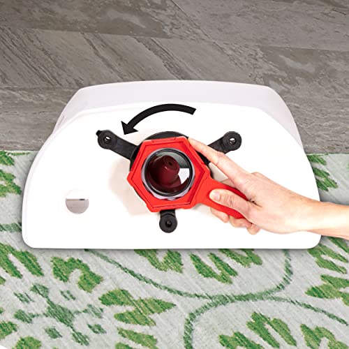 Fluidmaster K-507A-008 Universal 2-Inch Adjustable Toilet Flush Valve Repair Kit with Toilet Tool Multicolor