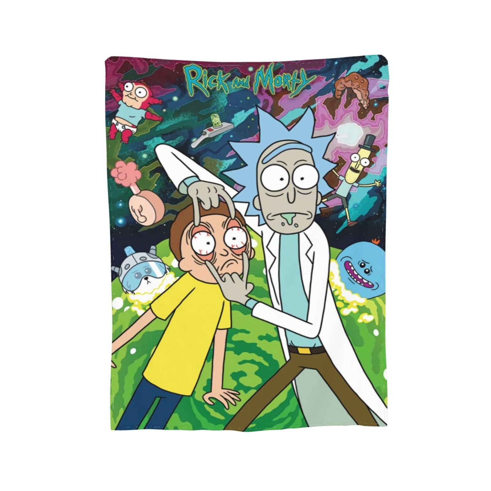 Funny Blanket Cartoon Blanket Warm Soft Throw Blanket for Sofa Bed Bedroom Living Room Dormitory Car 50"X40"
