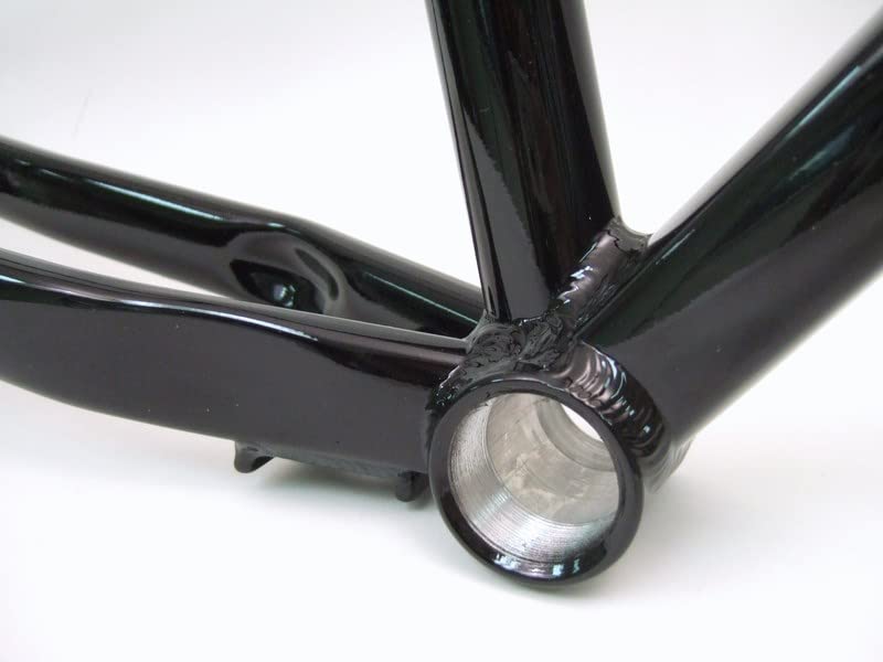Gravity Unbranded Mountain Bike Frame Set with Suntour XCT Fork Black for 26 inch Wheel (15 inch fits Most Riders 5'4" to 5'8")