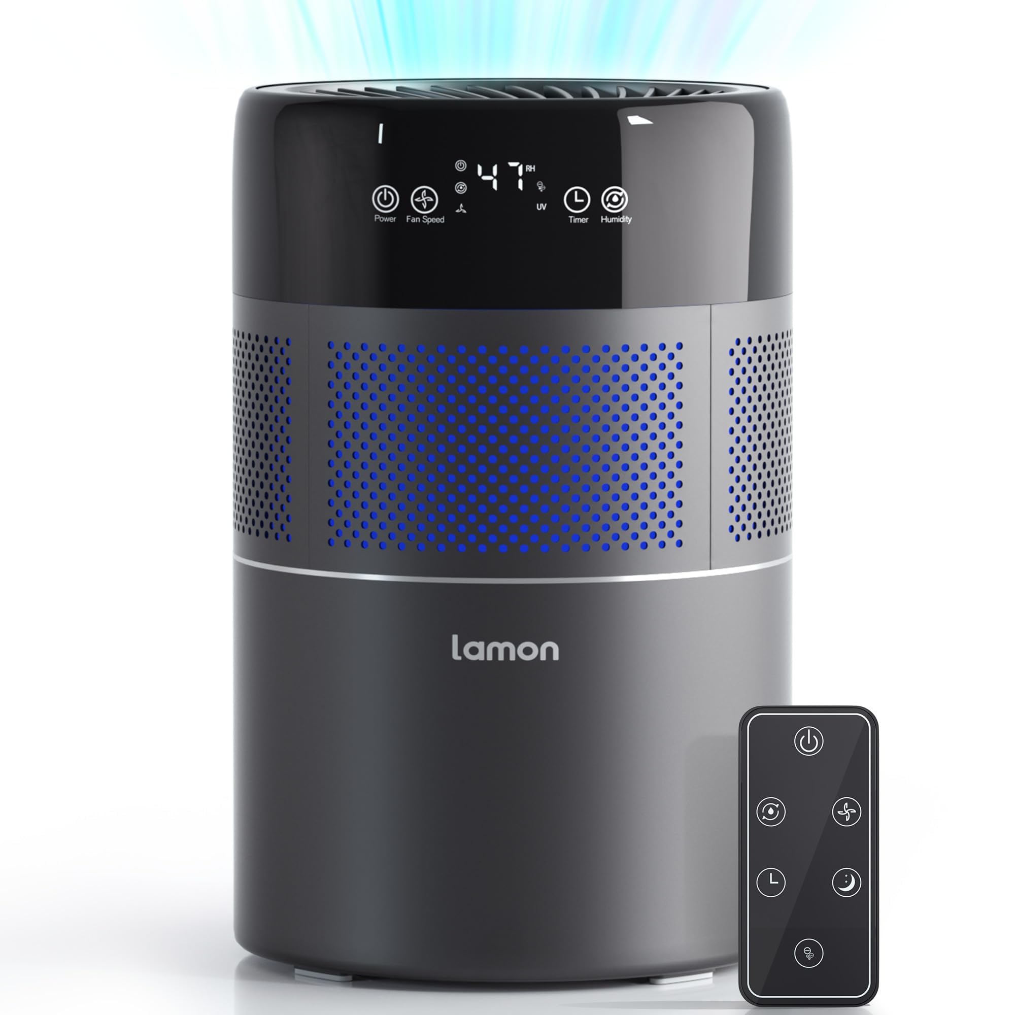 Lamon Polymer Fiber Filter for MistZero Series Humidifiers Replacement Filter, High-Efficiency Filter Dust, Large Particles, 1 Pack, Blue