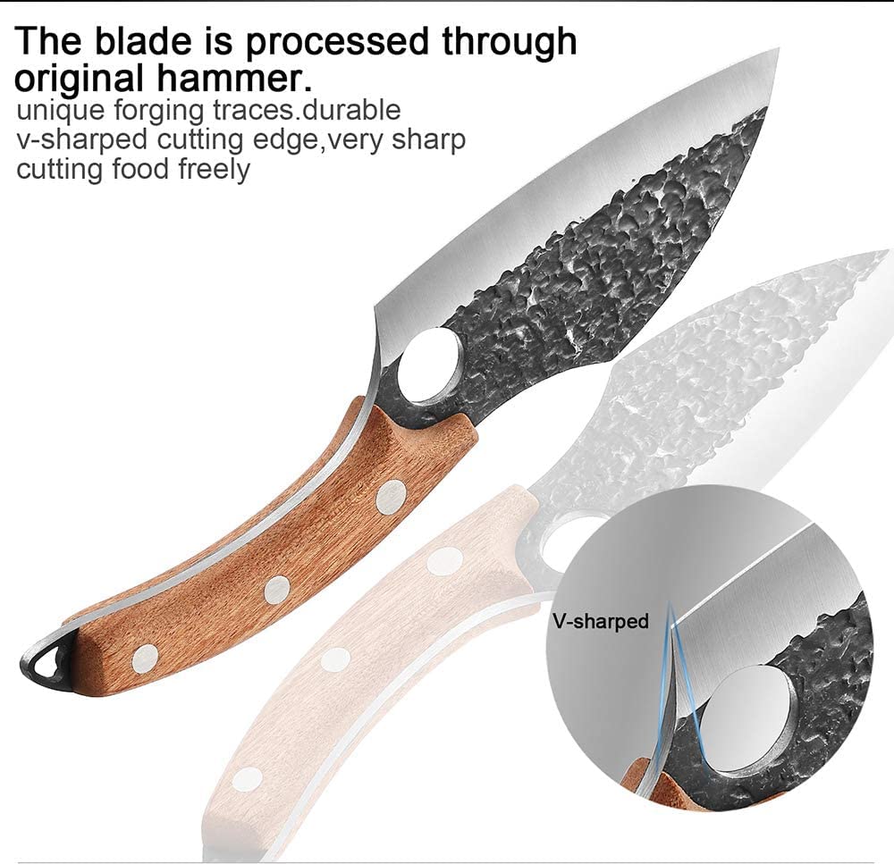Handmade Hunting Knife Fixed Blade Knife, Survival Knife, Camping Fishing Supplies Tools Best Use For Survival Hunting Knife