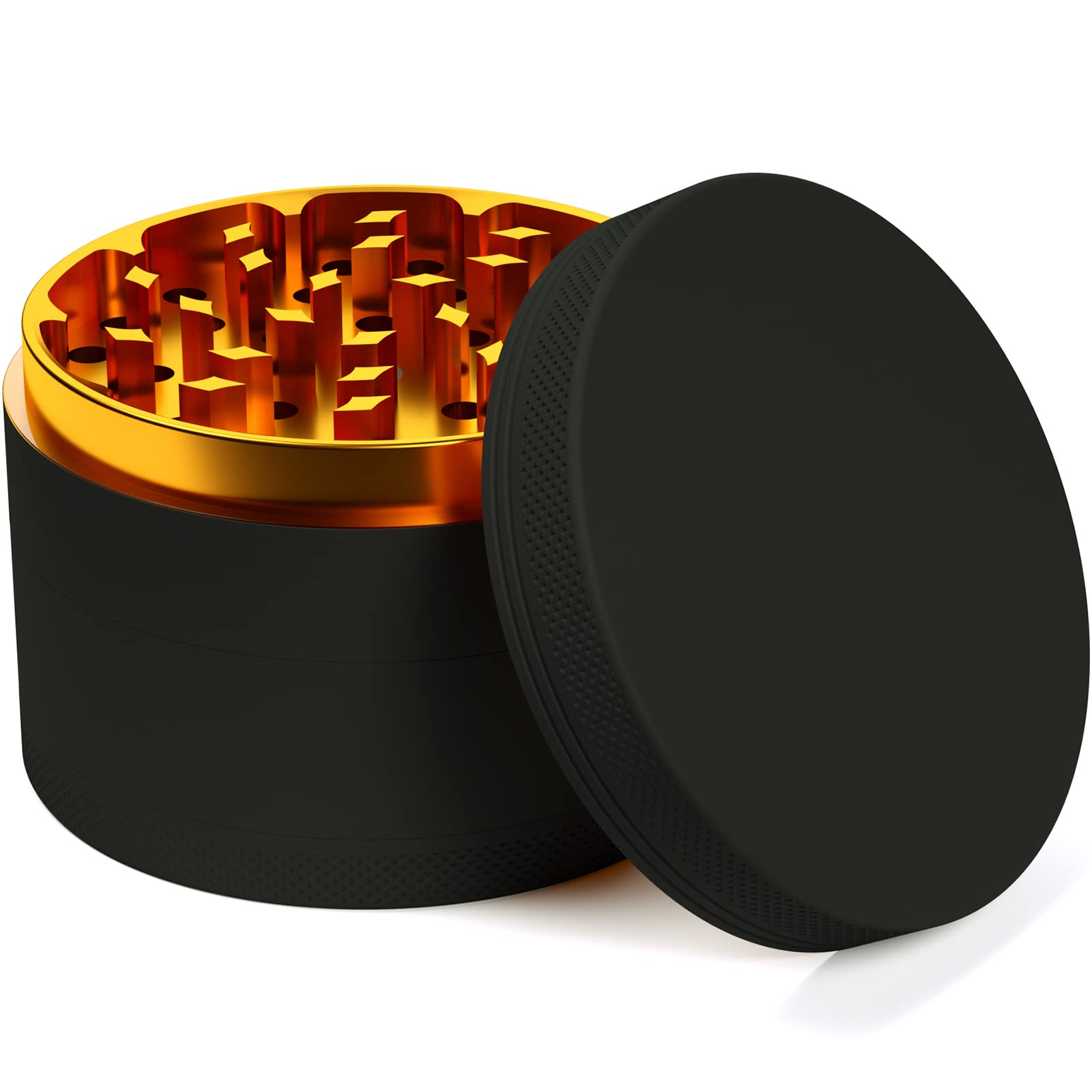Grinder Aluminum (Black/Gold, 3")