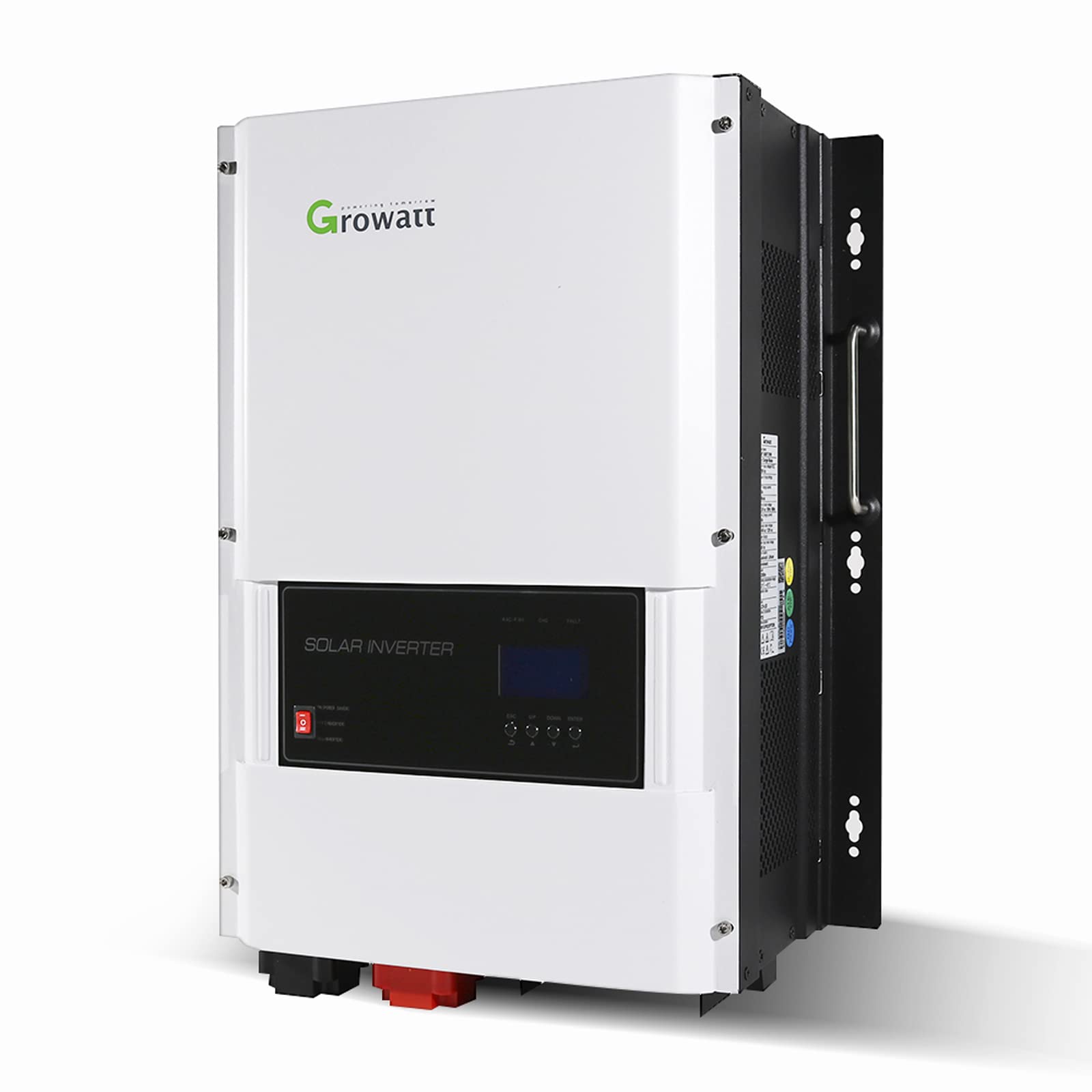 Growatt Solar Inverter 6000W, Off Grid Solar Inverter 48V DC to 120 AC, Split Phase Solar Inverter Built-in 80A MPPT, Hybrid Solar Inverter Charger with WIFI Module, Output Grid Solar Inverter Charger