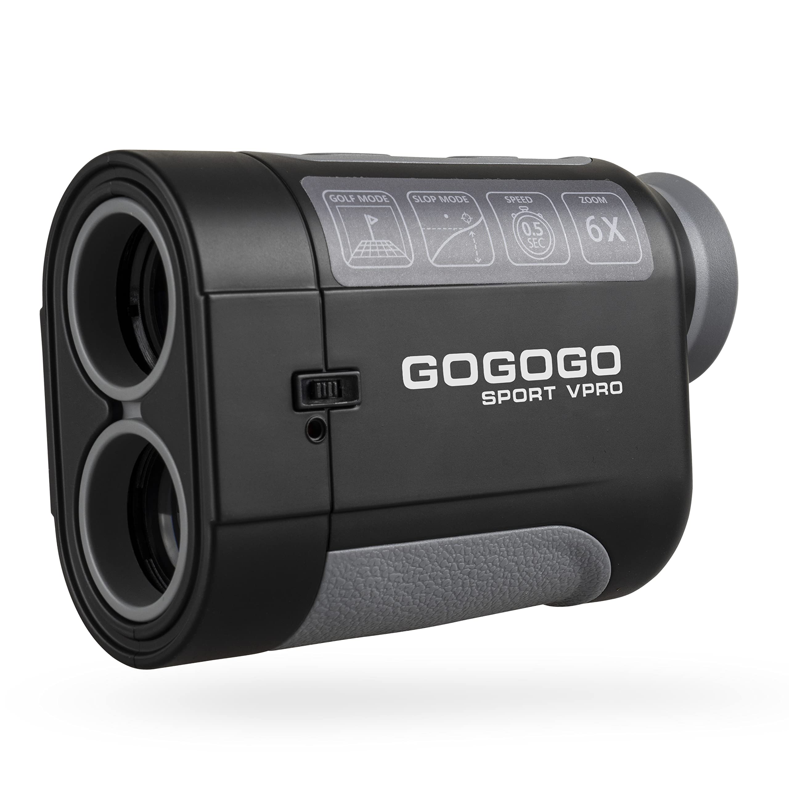 Gogogo Sport Vpro Laser Golf/Hunting Rangefinder, 6X Magnification Clear View 650/1200 Yards Laser Range Finder, Lightweight, Slope, Pin-Seeker & Flag-Lock & Vibration (GS06)