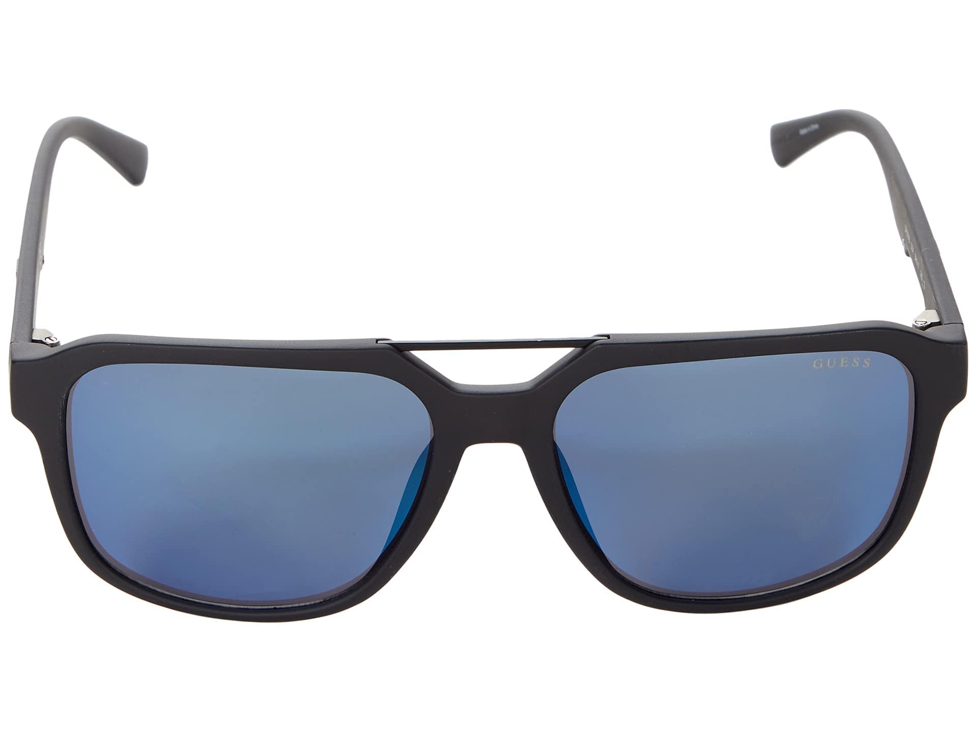 GUESS GF5078 Matte Black/Blue Mirror One Size